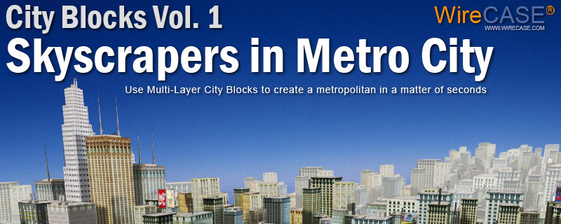 iClone Content Pack: City Blocks Vol. 1: Skyscrapers in Metro City