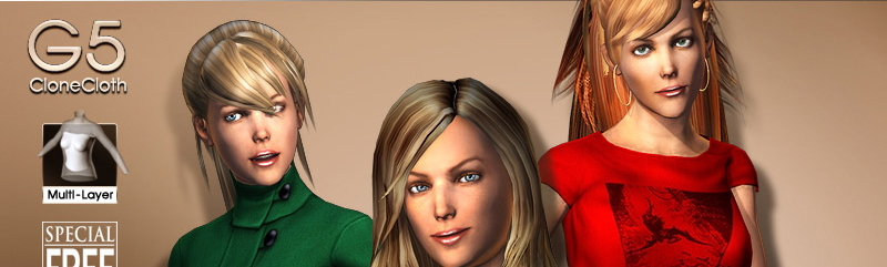 iClone Content Pack: G5 CloneCloth for Gwynn