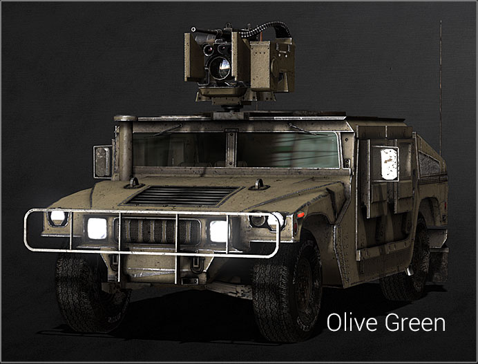 iClone content - UN Task Force - Humvee Armored Vehicle