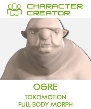 Ogre - Single CC Morph Bundle - Character Creator/Morph - Reallusion ...