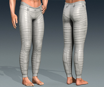 PRCC Male SciFi Outfit Bases - Character Creator/Outfit - Reallusion ...