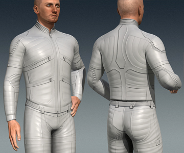PRCC Male SciFi Outfit Bases - Character Creator/Outfit - Reallusion ...