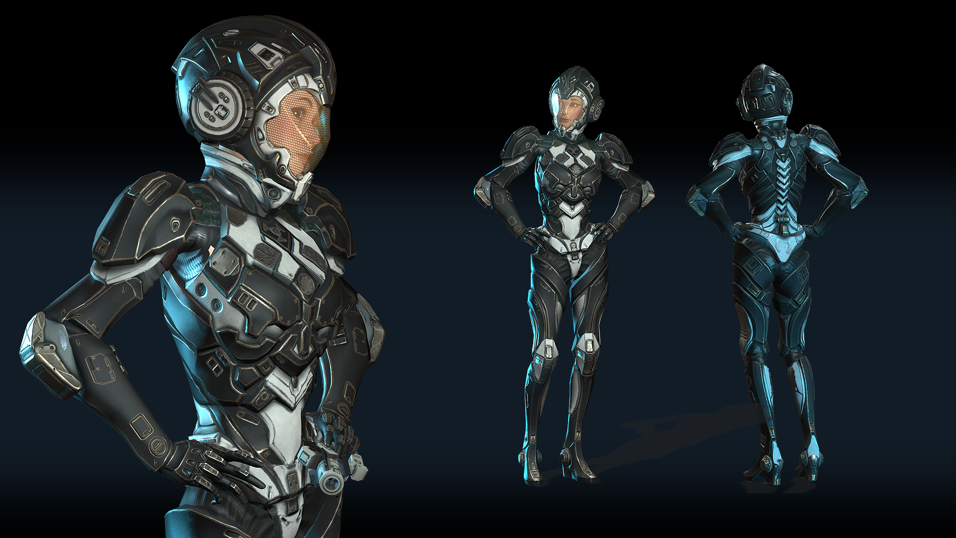 Armored Ranger - Rina - Character Creator/Outfit - Reallusion Content Store
