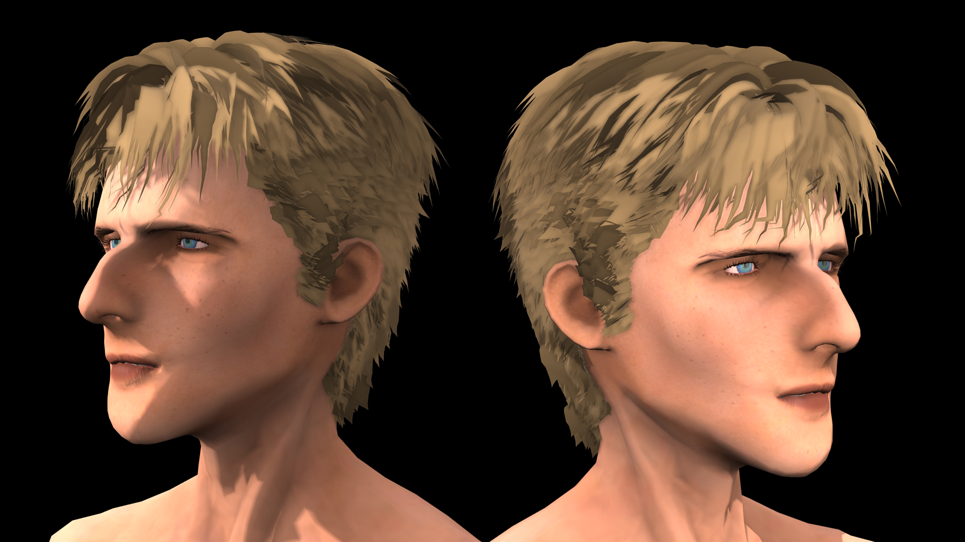 Stylized Male Hair 02 - Character Creator/Hair - Reallusion Content Store