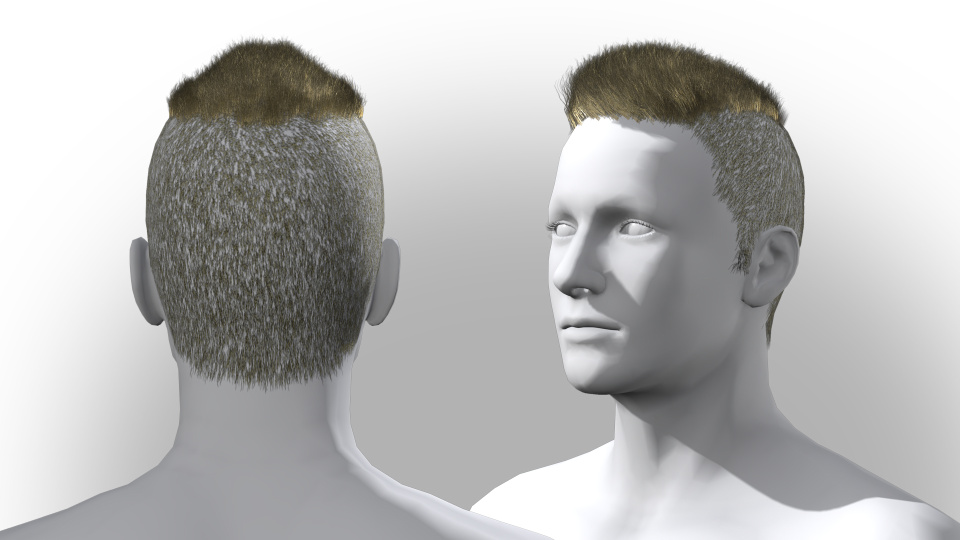 Male Hair for Life 04 - Character Creator/Hair - Reallusion Content Store