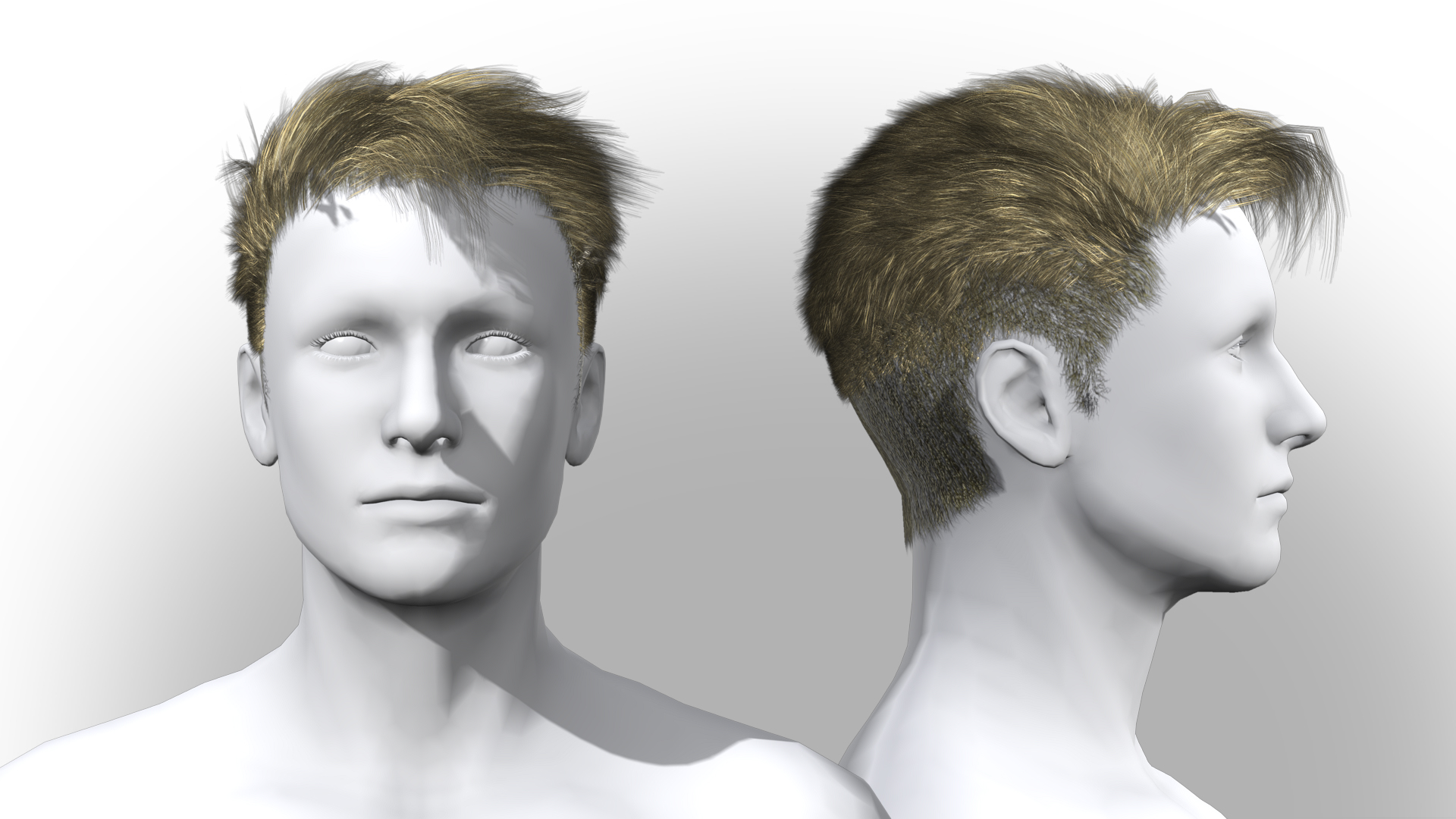 Male Hair for Life 03 - Character Creator/Hair - Reallusion Content Store