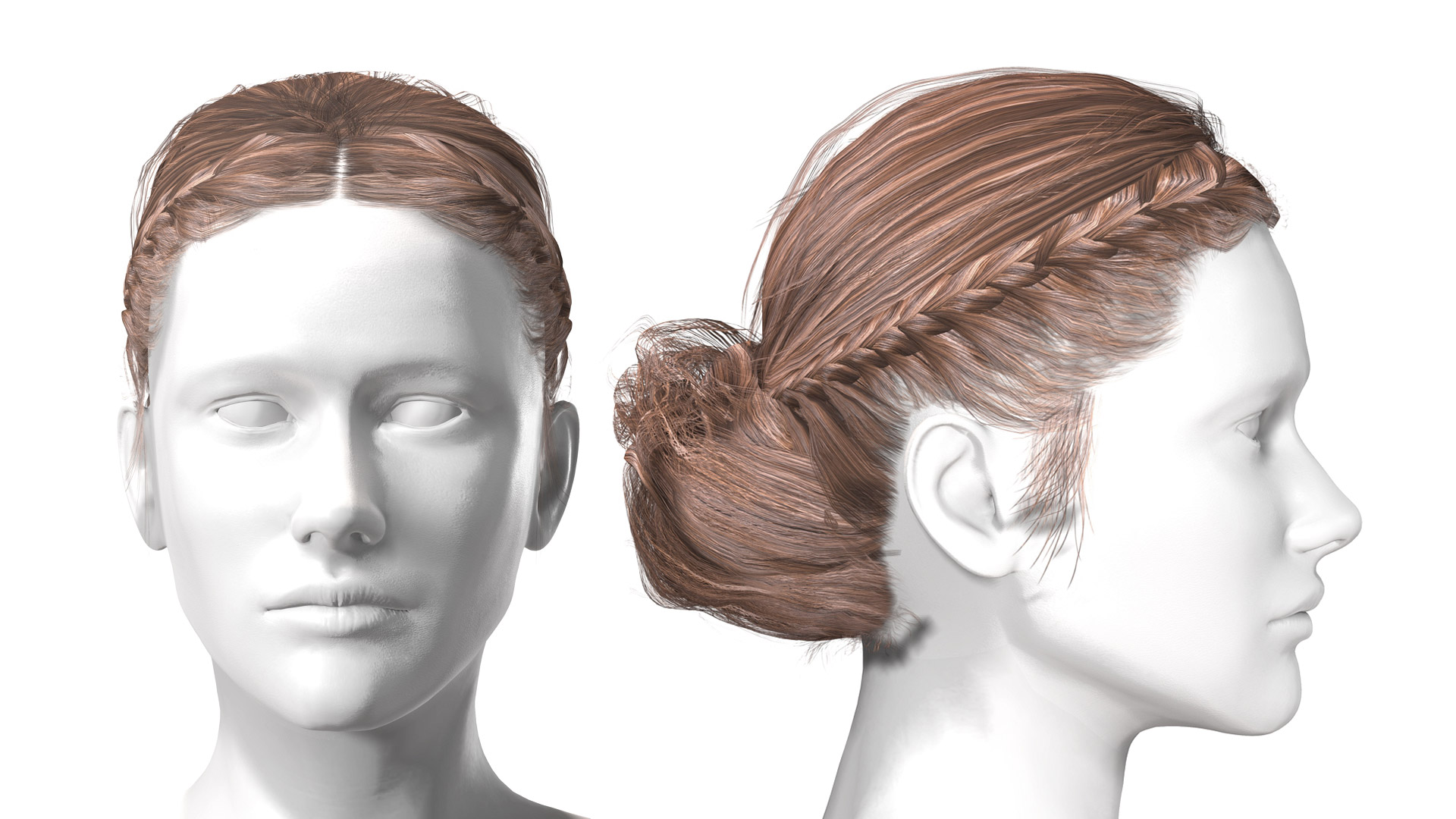 Bride Bun - Character Creator/Hair - Reallusion Content Store