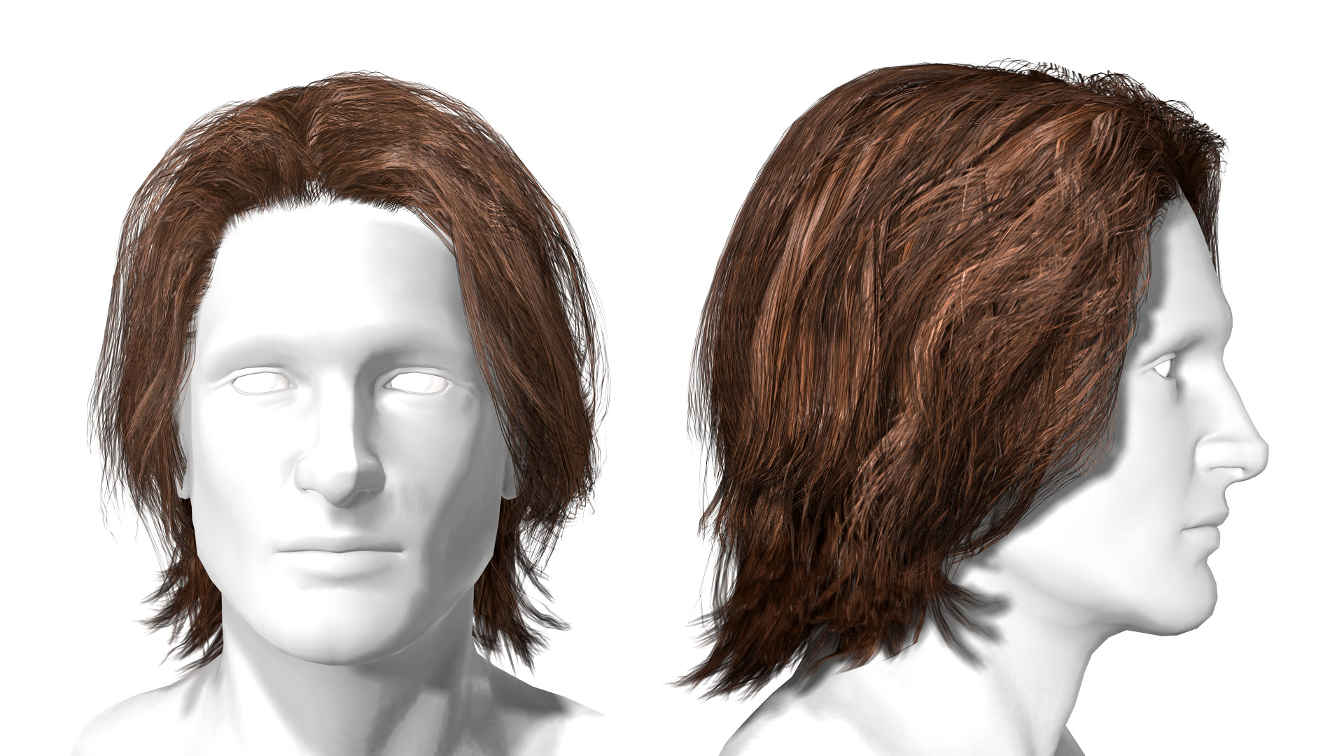 Mid Length - Character Creator/Hair - Reallusion Content Store