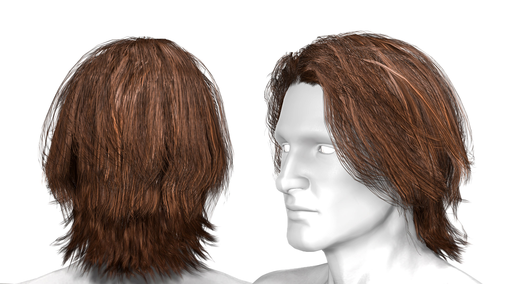 Mid Length - Character Creator/Hair - Reallusion Content Store
