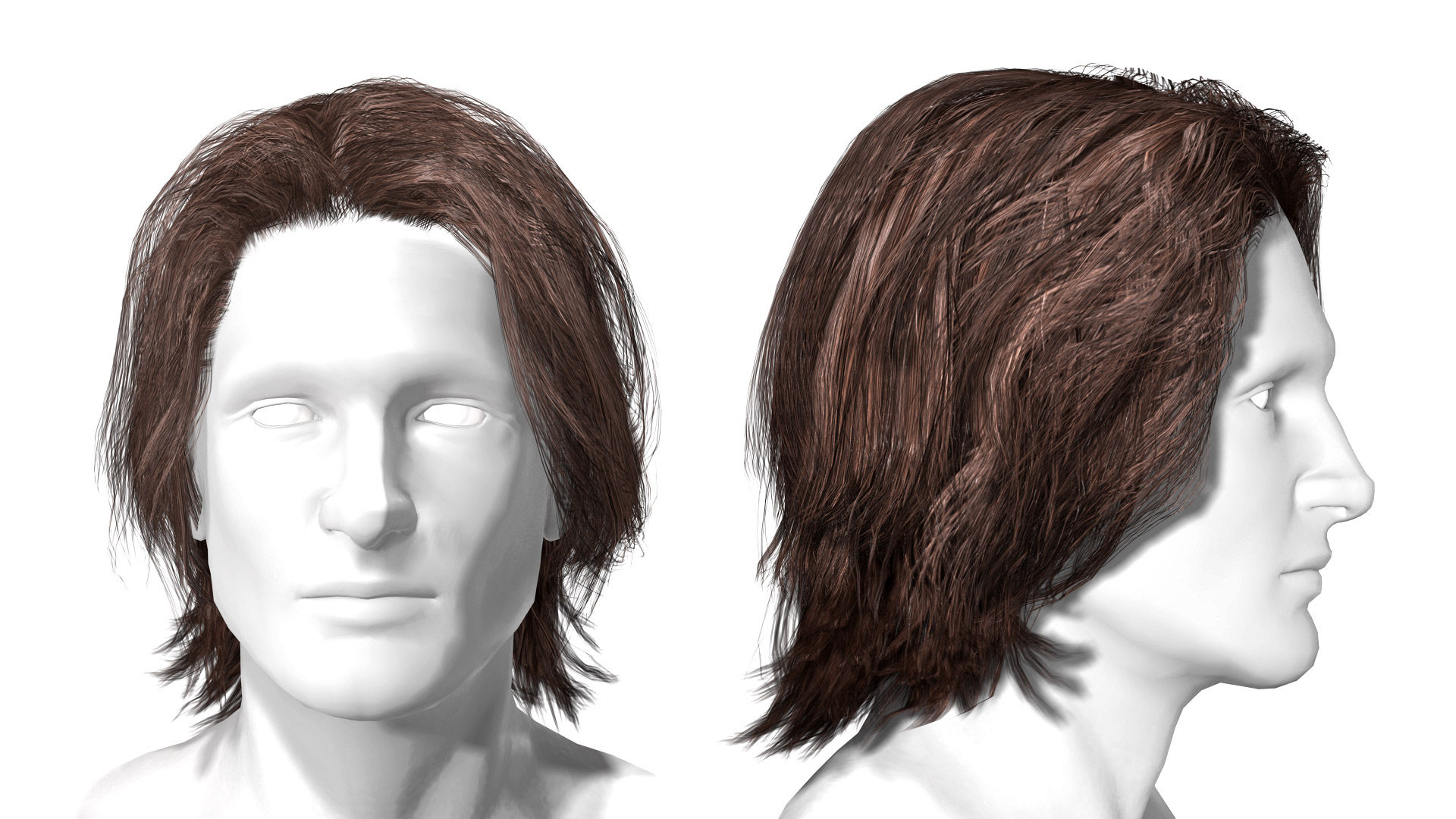 Mid Length - Character Creator/Hair - Reallusion Content Store