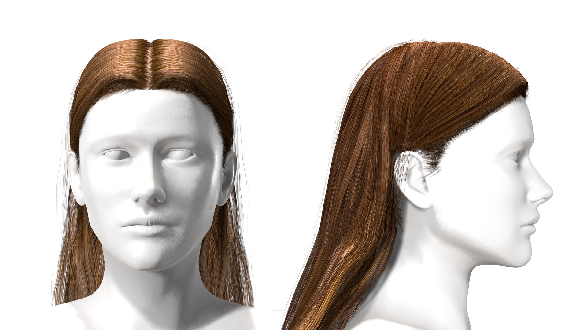 Long Center Part - Character Creator/Hair - Reallusion Content Store