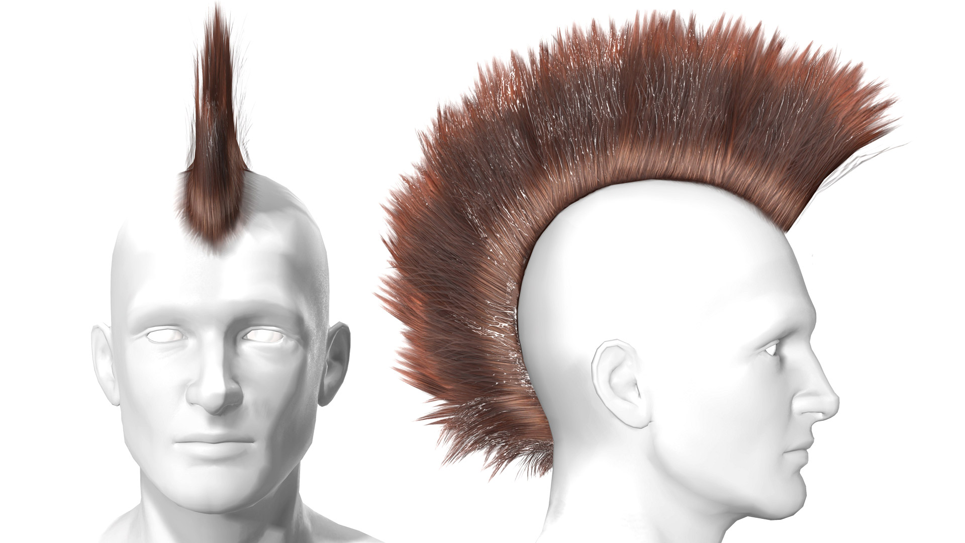 Mohawk - Character Creator/Hair - Reallusion Content Store