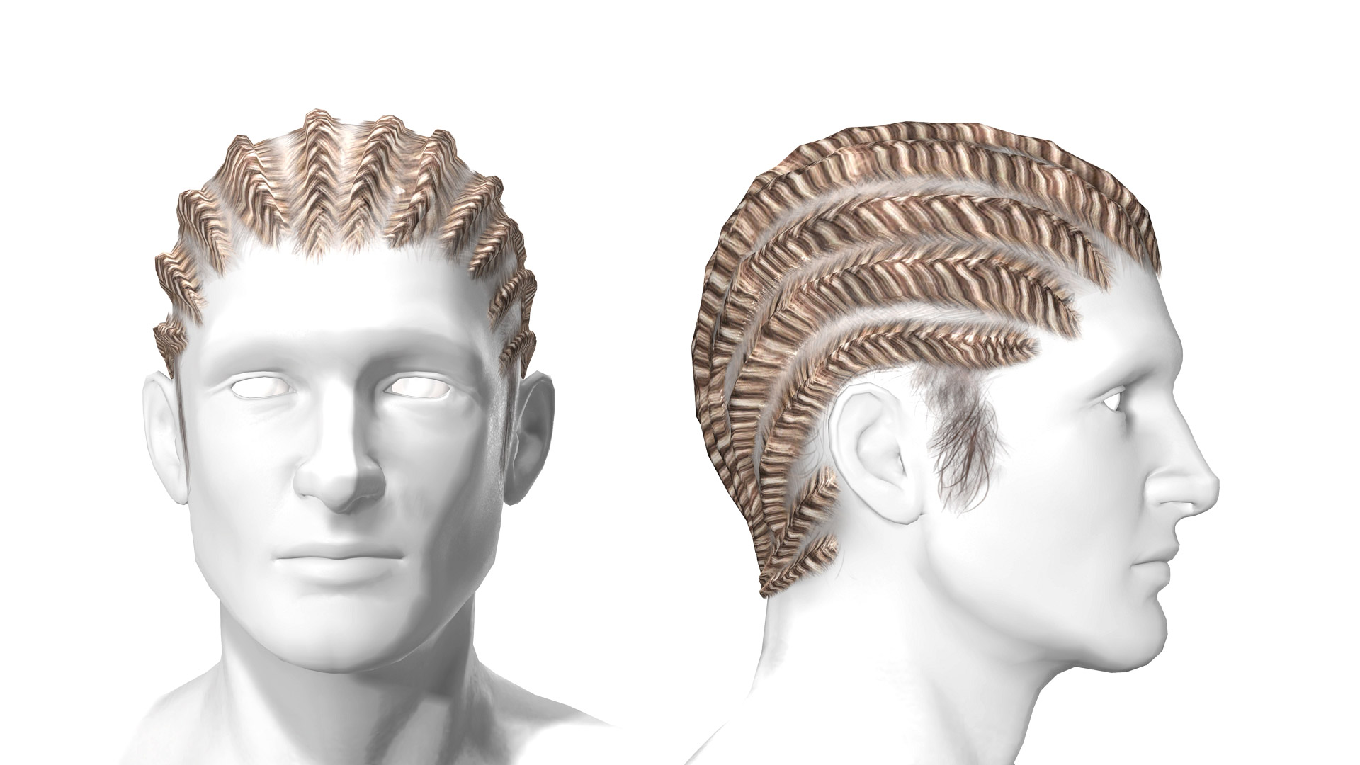 Cornrows - Character Creator/Hair - Reallusion Content Store