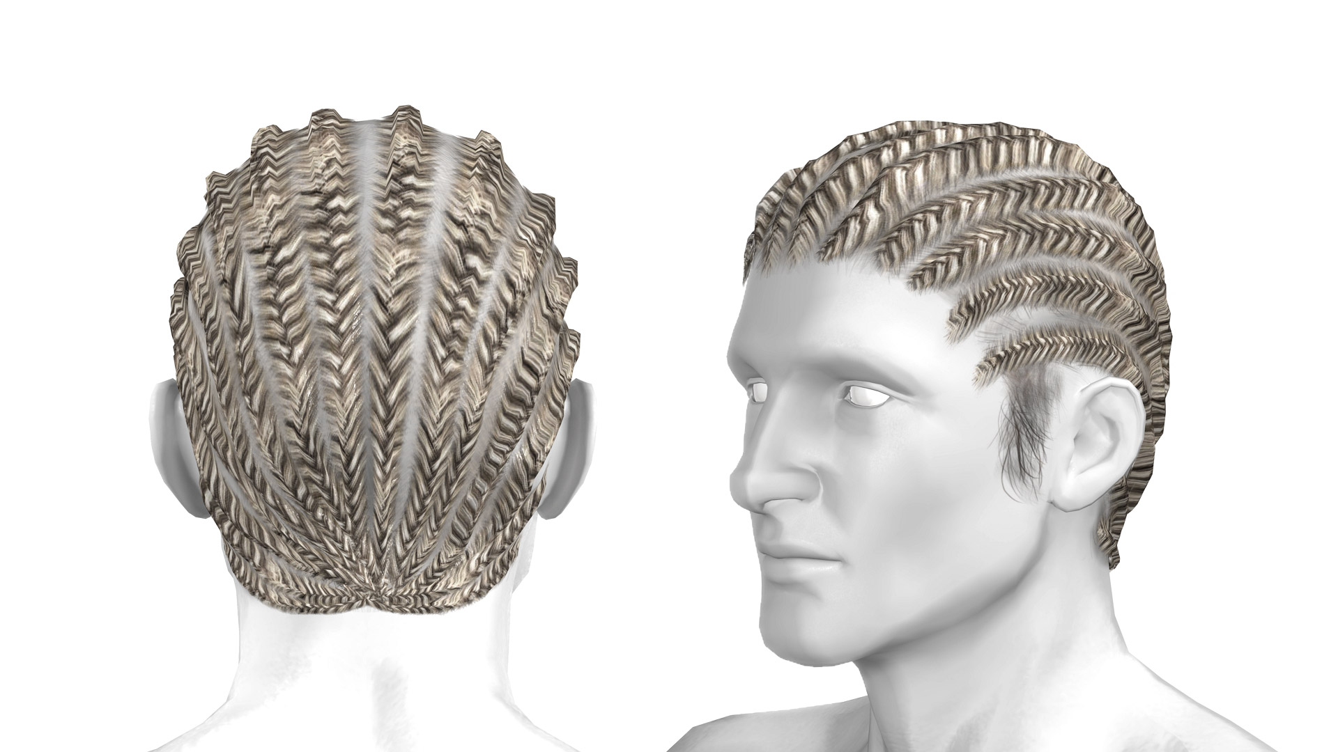Cornrows - Character Creator/Hair - Reallusion Content Store