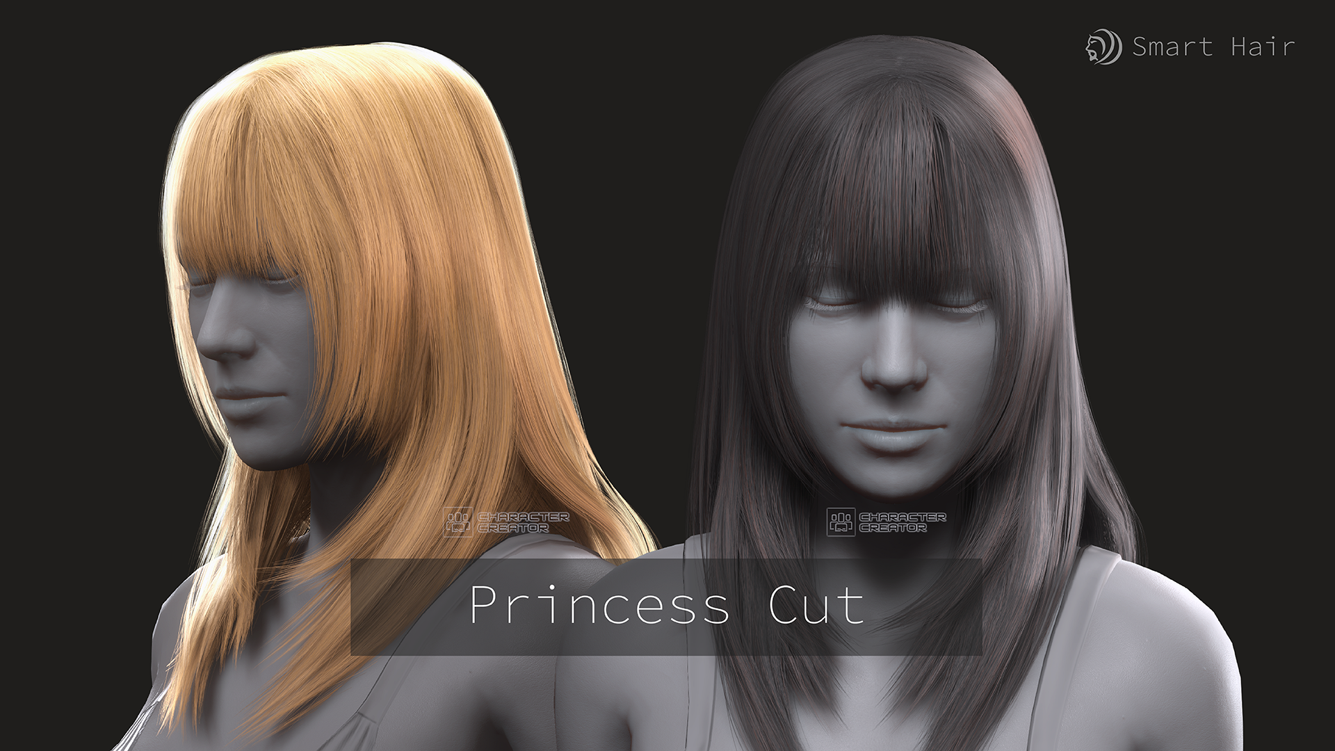 Princess Cut - Character Creator/Hair - Reallusion Content Store
