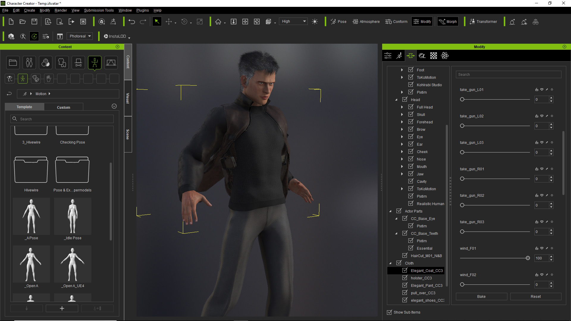 The Discreet Man CC3 + - Character Creator/Combo (Single PID ...