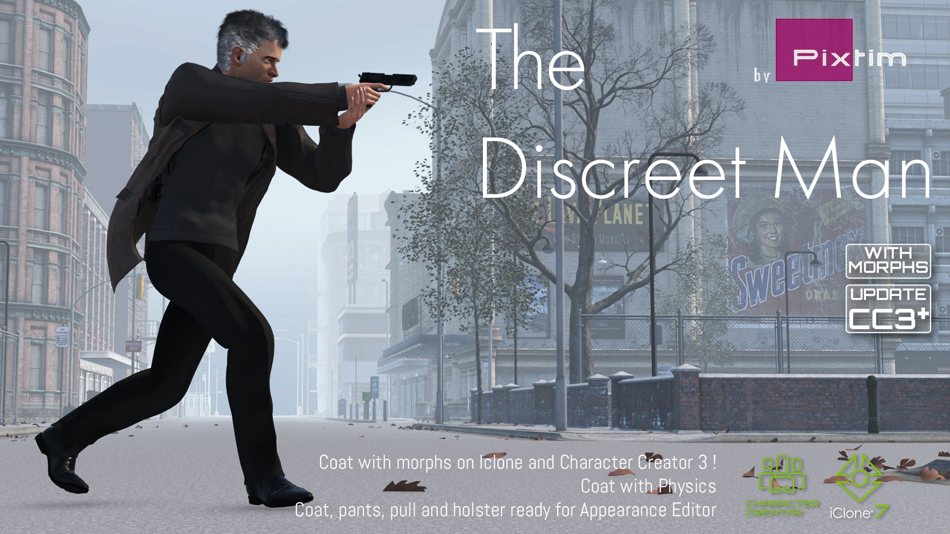The Discreet Man CC3 + - Character Creator/Combo (Single PID ...