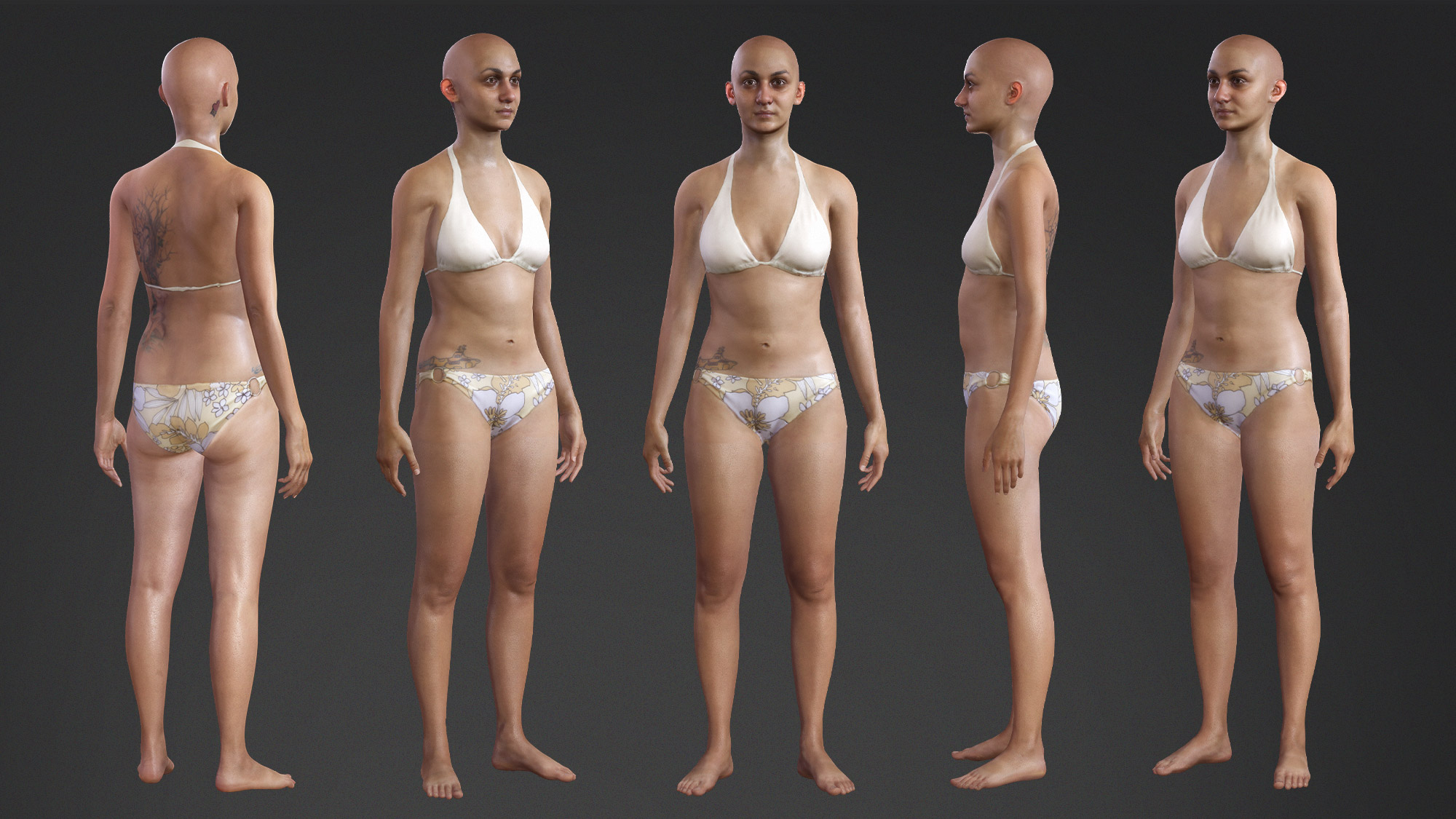 Virtual Human Bodies - Meredith - Character Creator/Combo (Single PID) - Reallusion Content Store