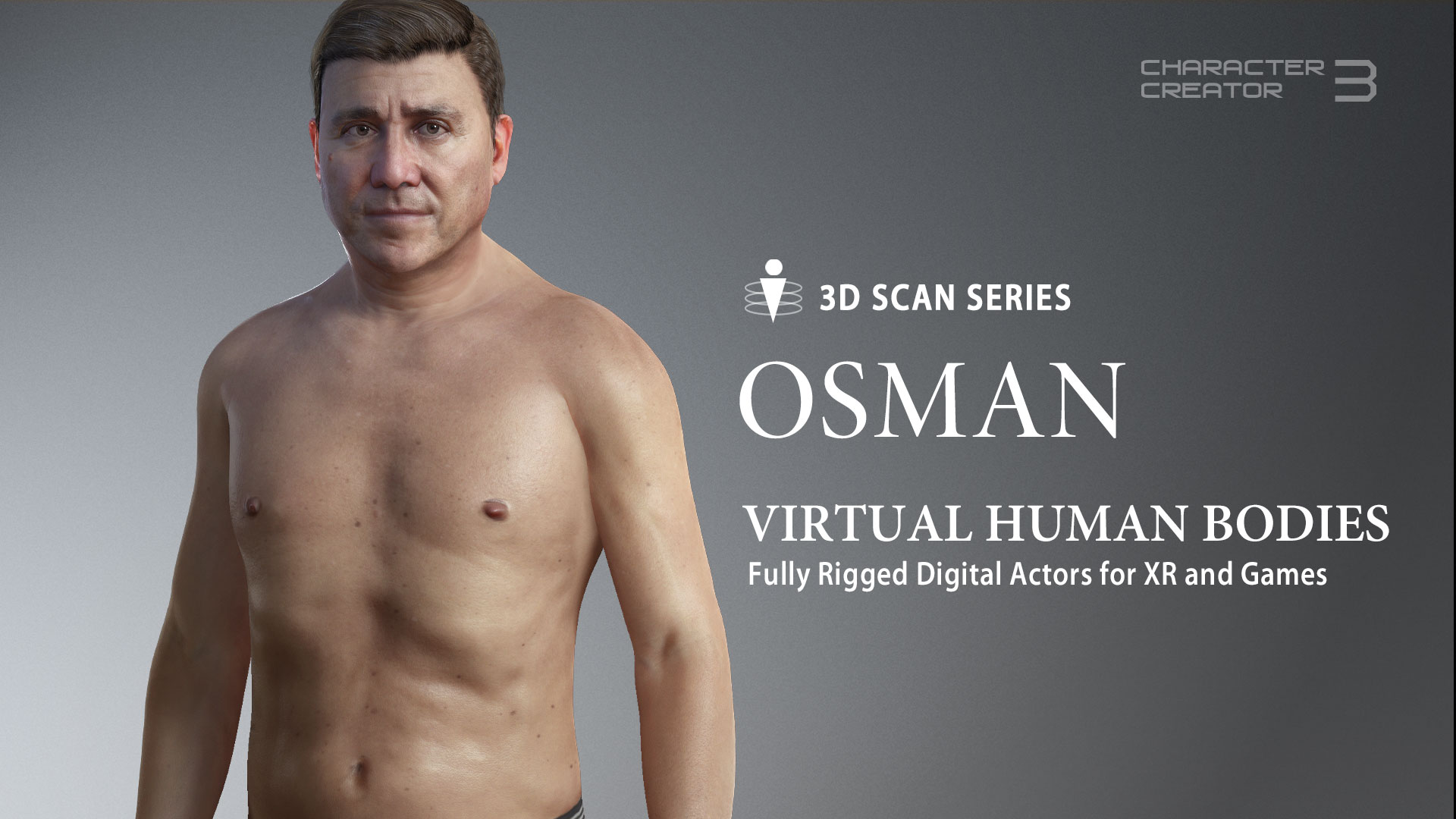Virtual Human Bodies - Osman - Character Creator/Combo (Single PID ...