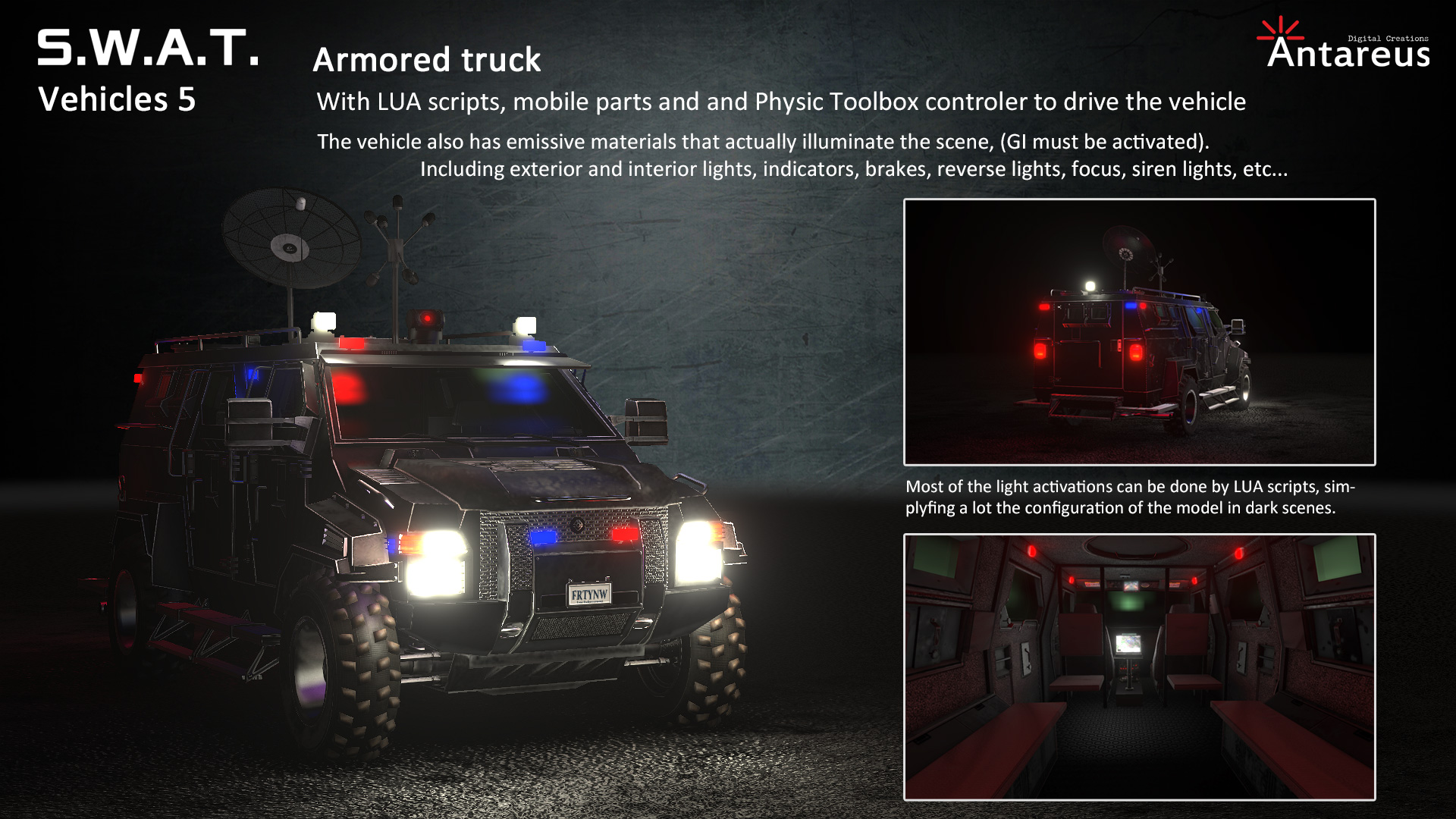 S.W.A.T. Vehicles & Controls - Character Creator/Combo (Single PID ...