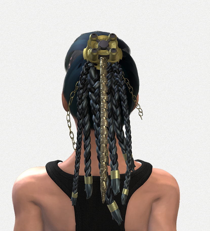 YC-Visual Rock 3-Hair Pack - Character Creator/Accessory - Reallusion ...