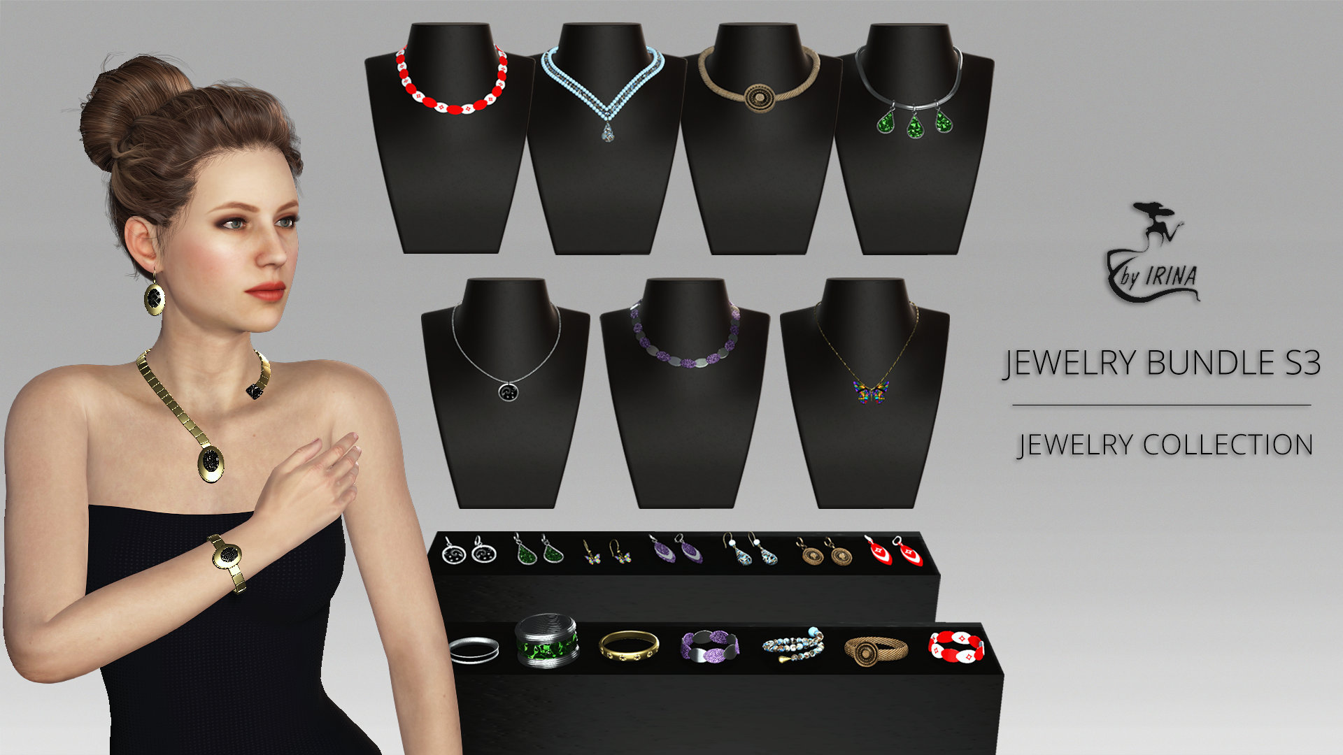 Jewelry Bundle S3 - Character Creator/Accessory - Reallusion Content Store