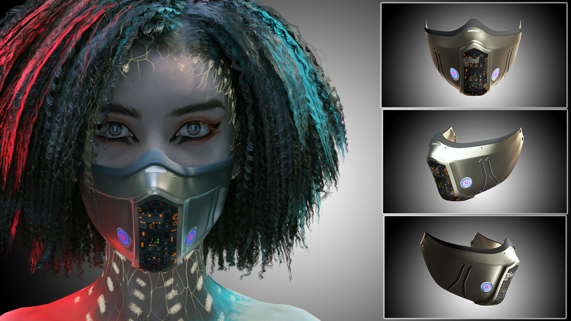 Cyborg City-Ultimate Masks Collection - Character Creator/Accessory ...