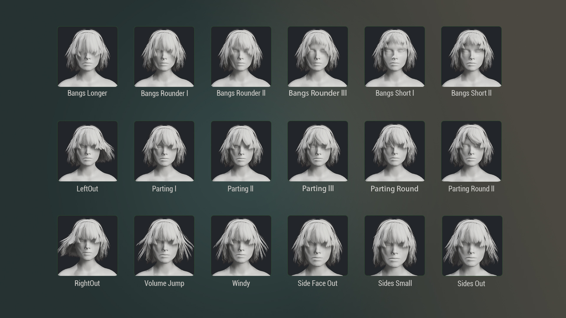 Minta Hair - Character Creator/Hair - Reallusion Content Store