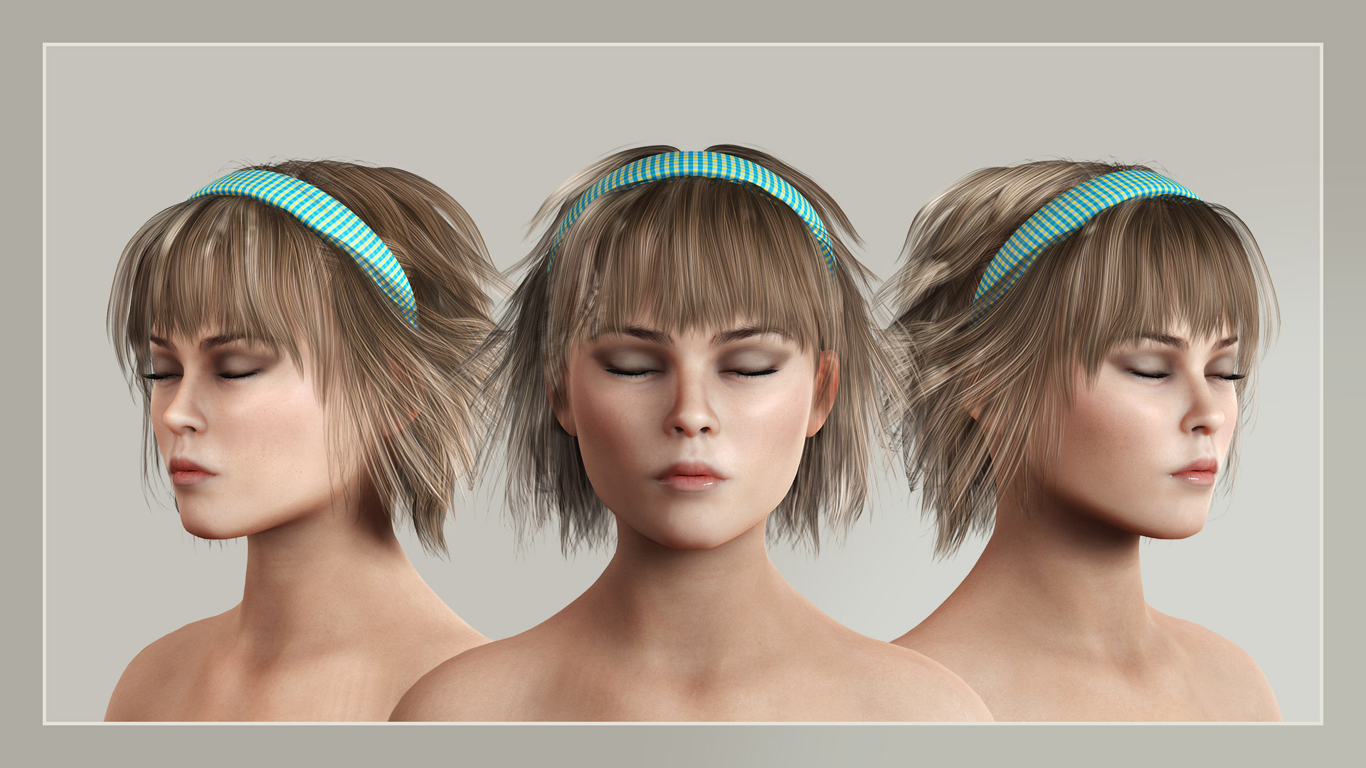 Minta Hair - Character Creator/Hair - Reallusion Content Store