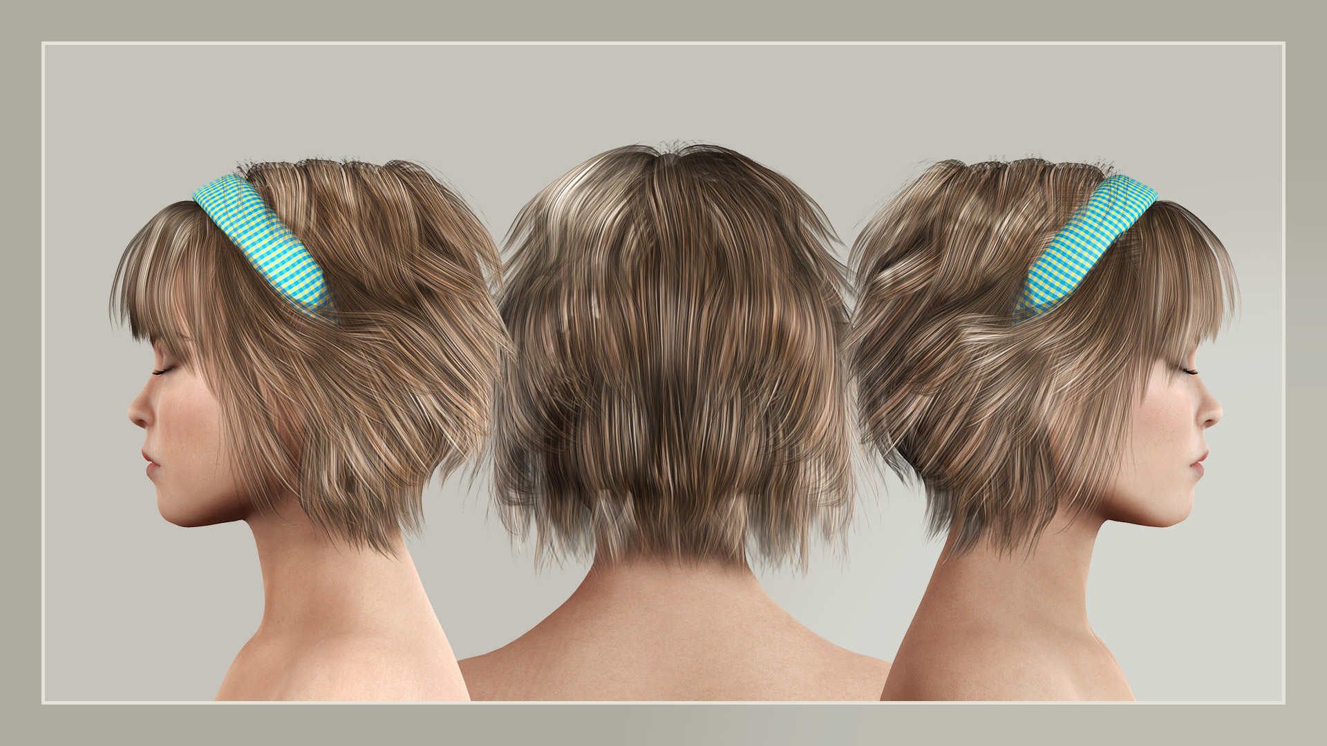Minta Hair - Character Creator/Hair - Reallusion Content Store