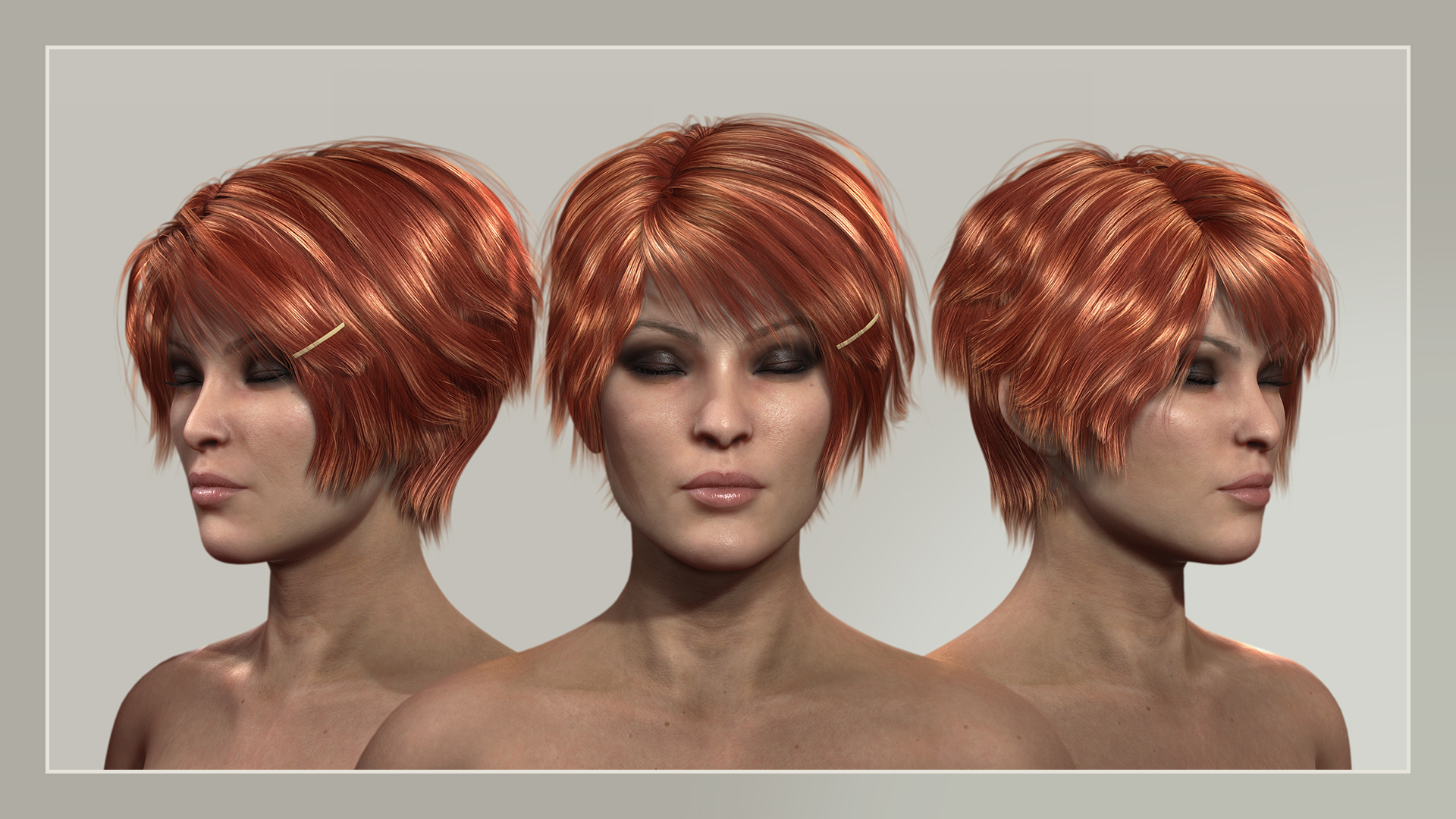 Uma Hair - Character Creator/Hair - Reallusion Content Store