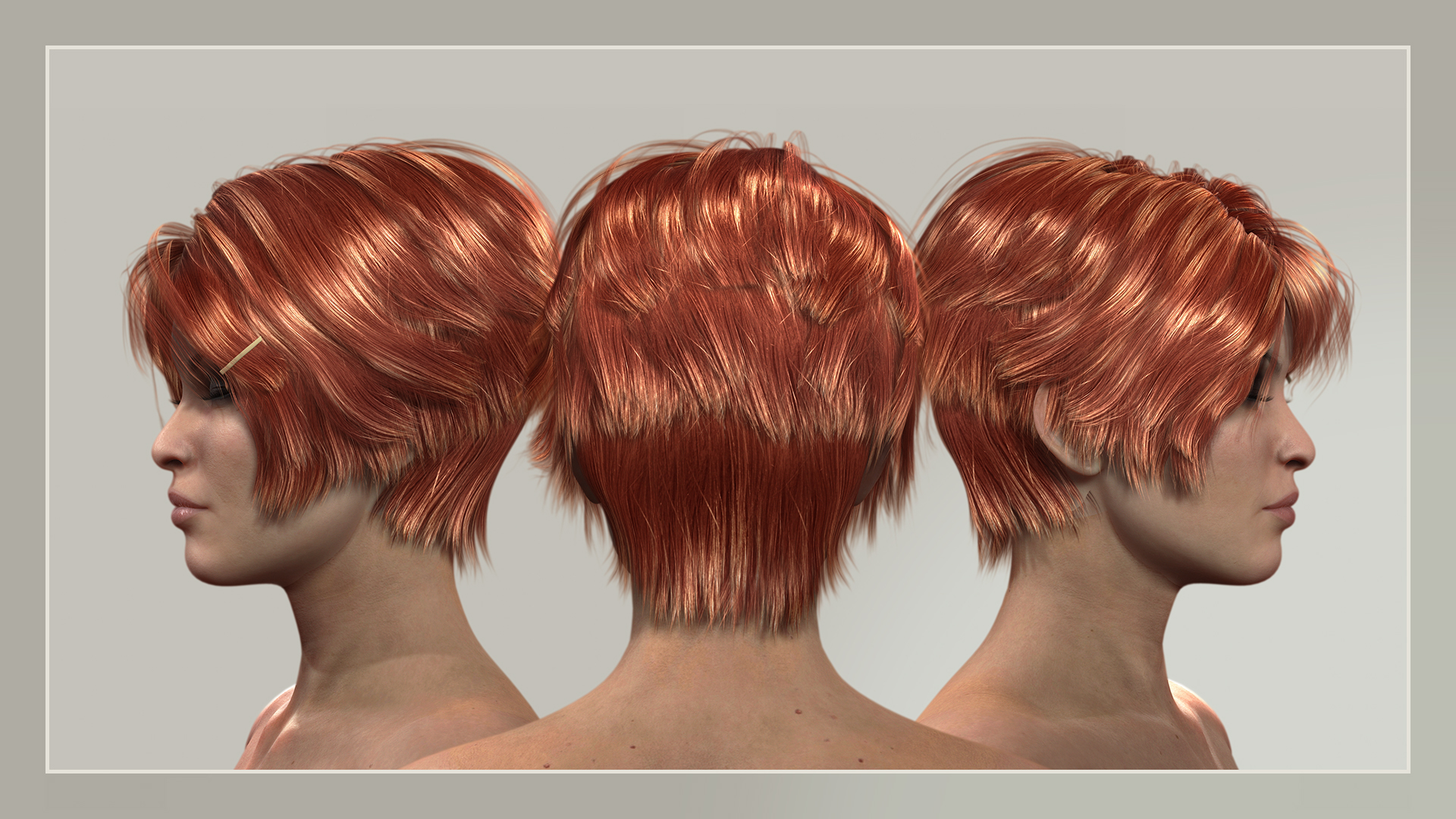 Uma Hair - Character Creator/Hair - Reallusion Content Store