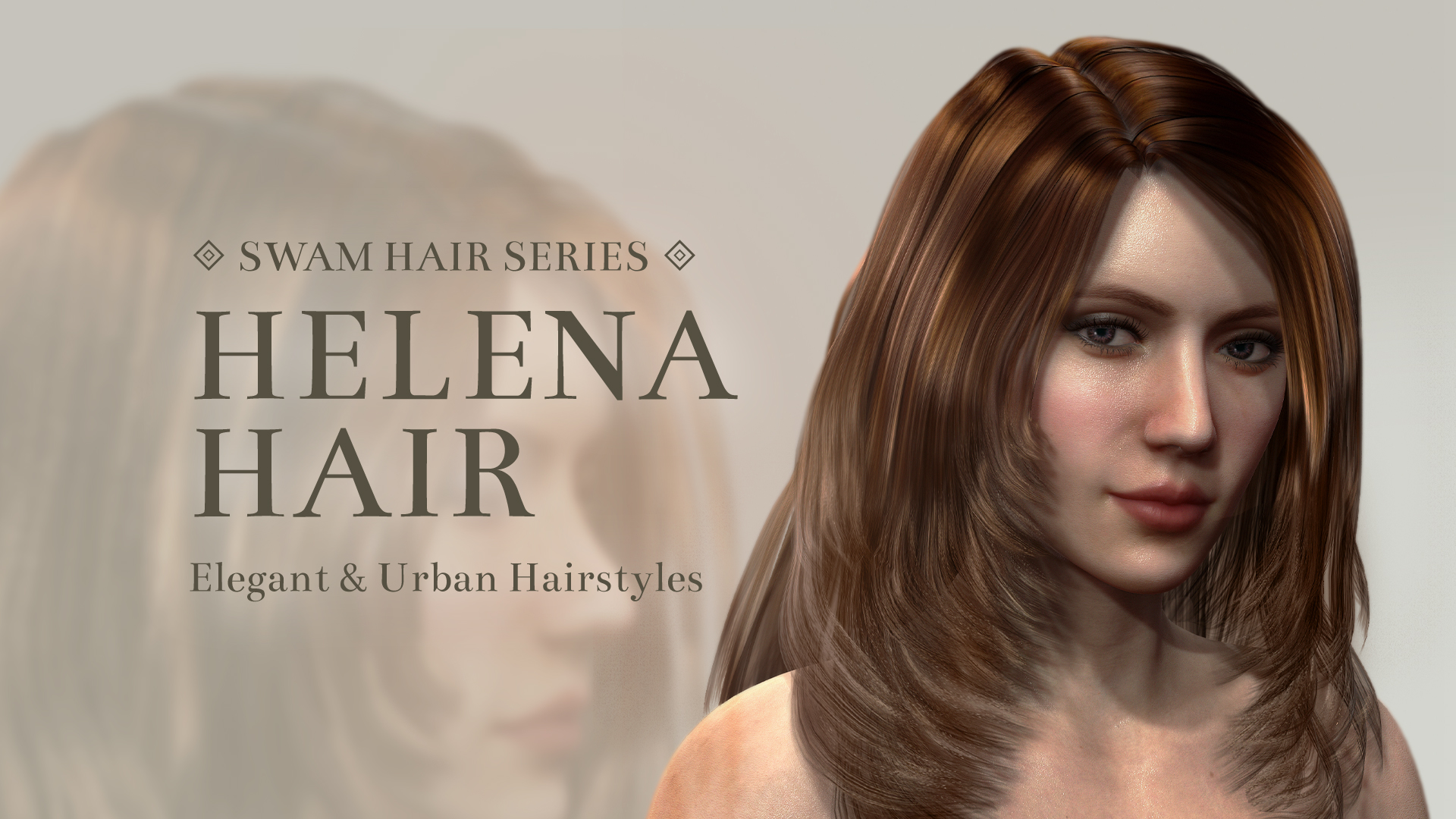 Helena Hair - Character Creator/Hair - Reallusion Content Store
