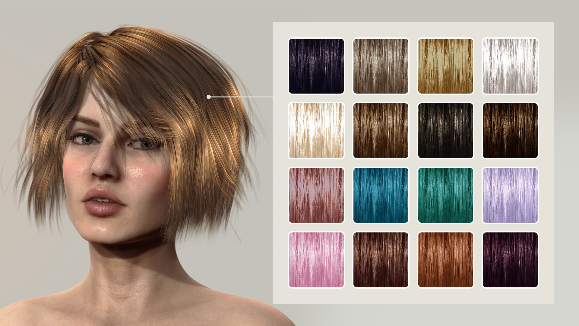 Zyv Hair - Character Creator/Hair - Reallusion Content Store