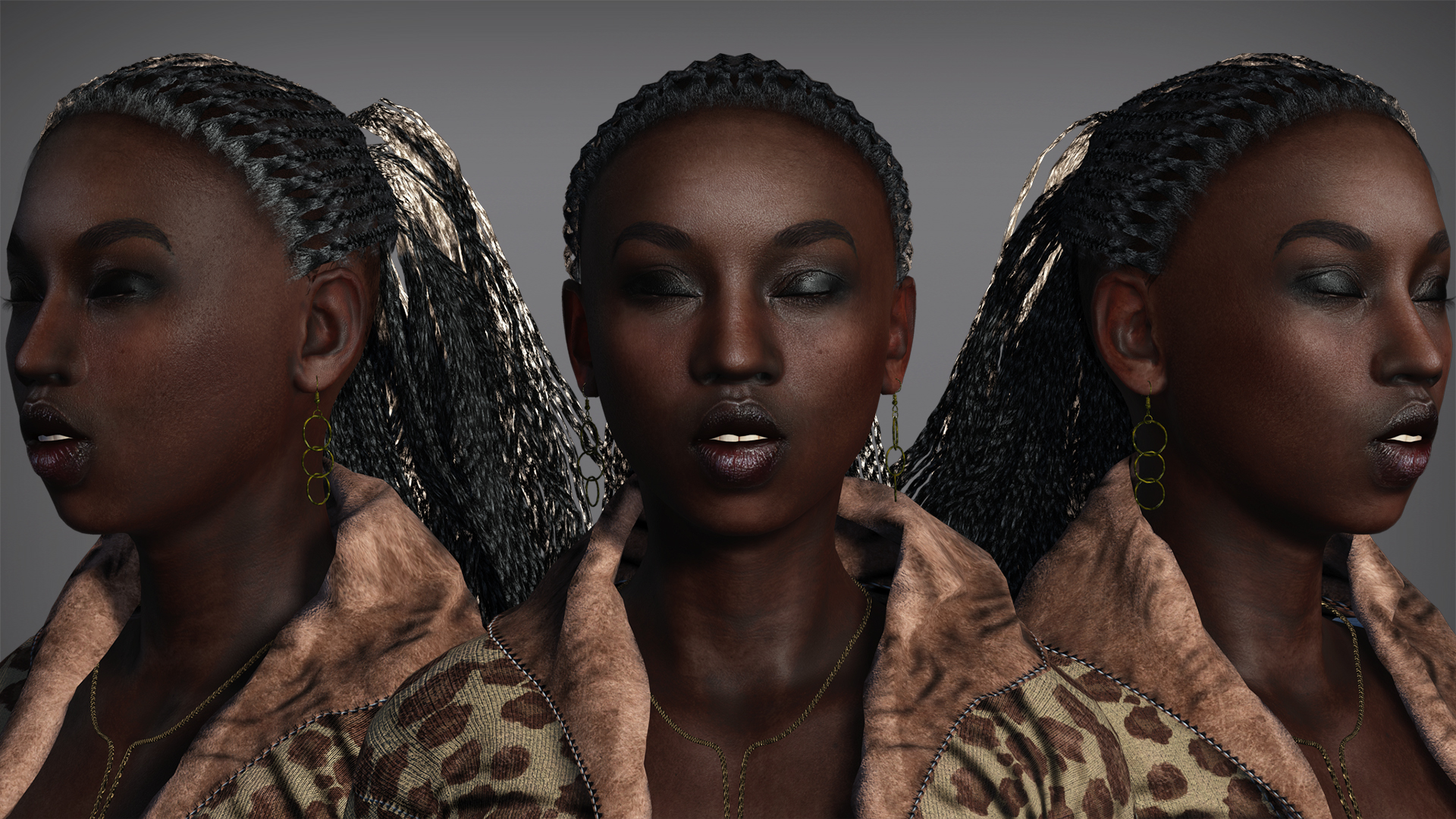 Realistic Hair V4 - 8 Pack - Character Creator/Hair - Reallusion ...