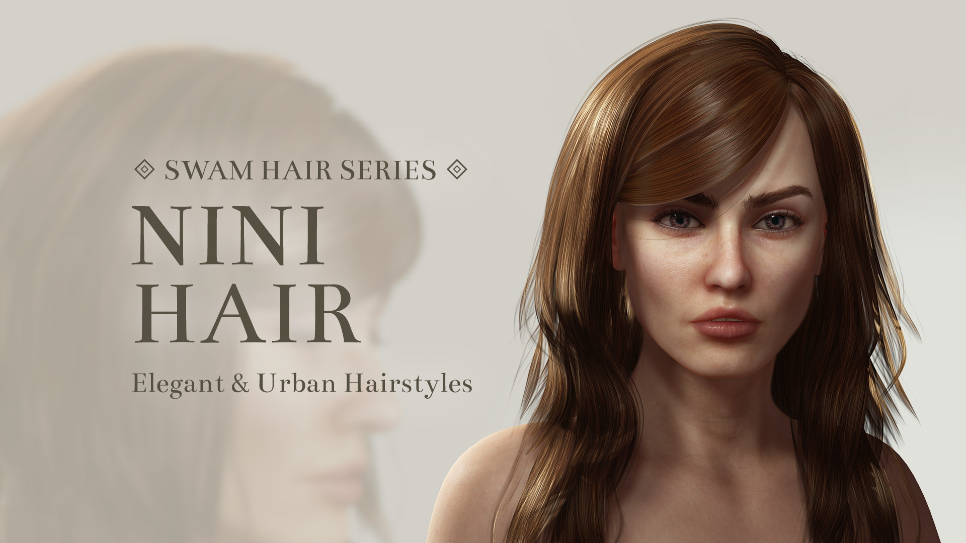Nini Hair - Character Creator/Hair - Reallusion Content Store