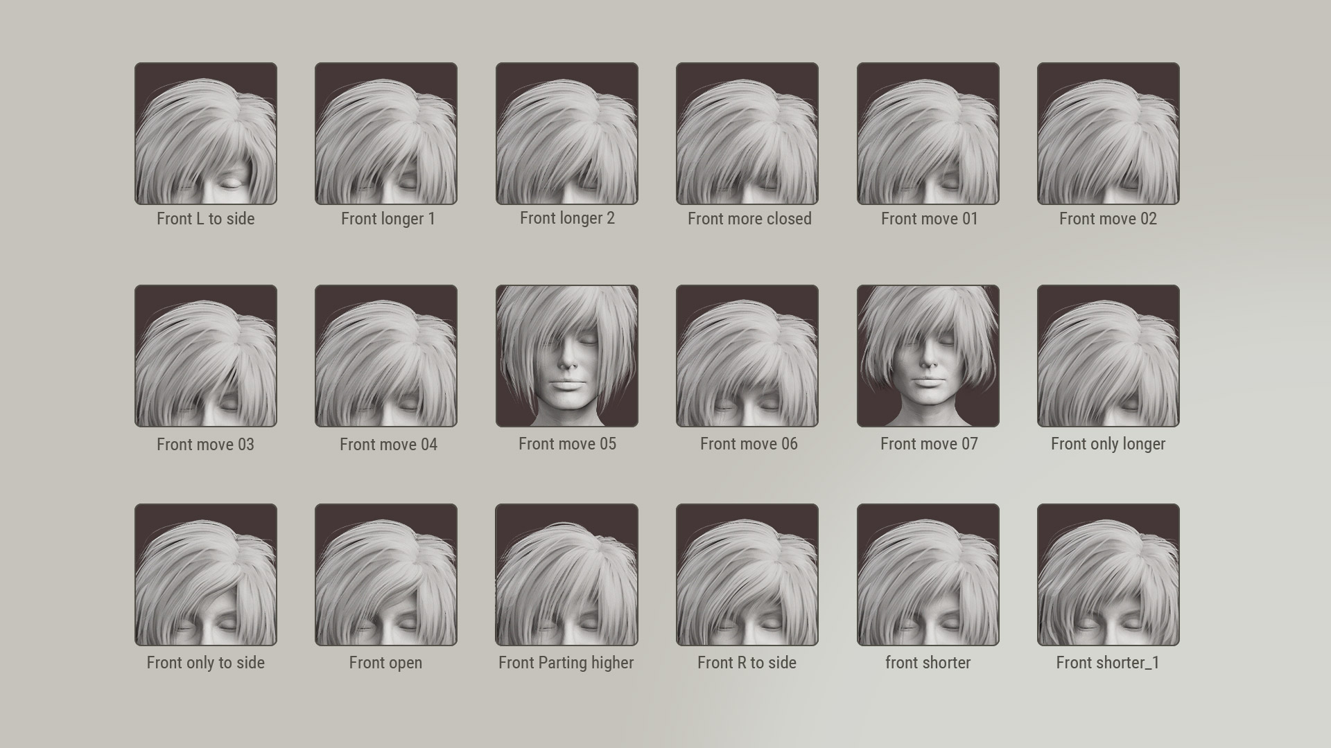 Harmony Hair - Character Creator/Hair - Reallusion Content Store
