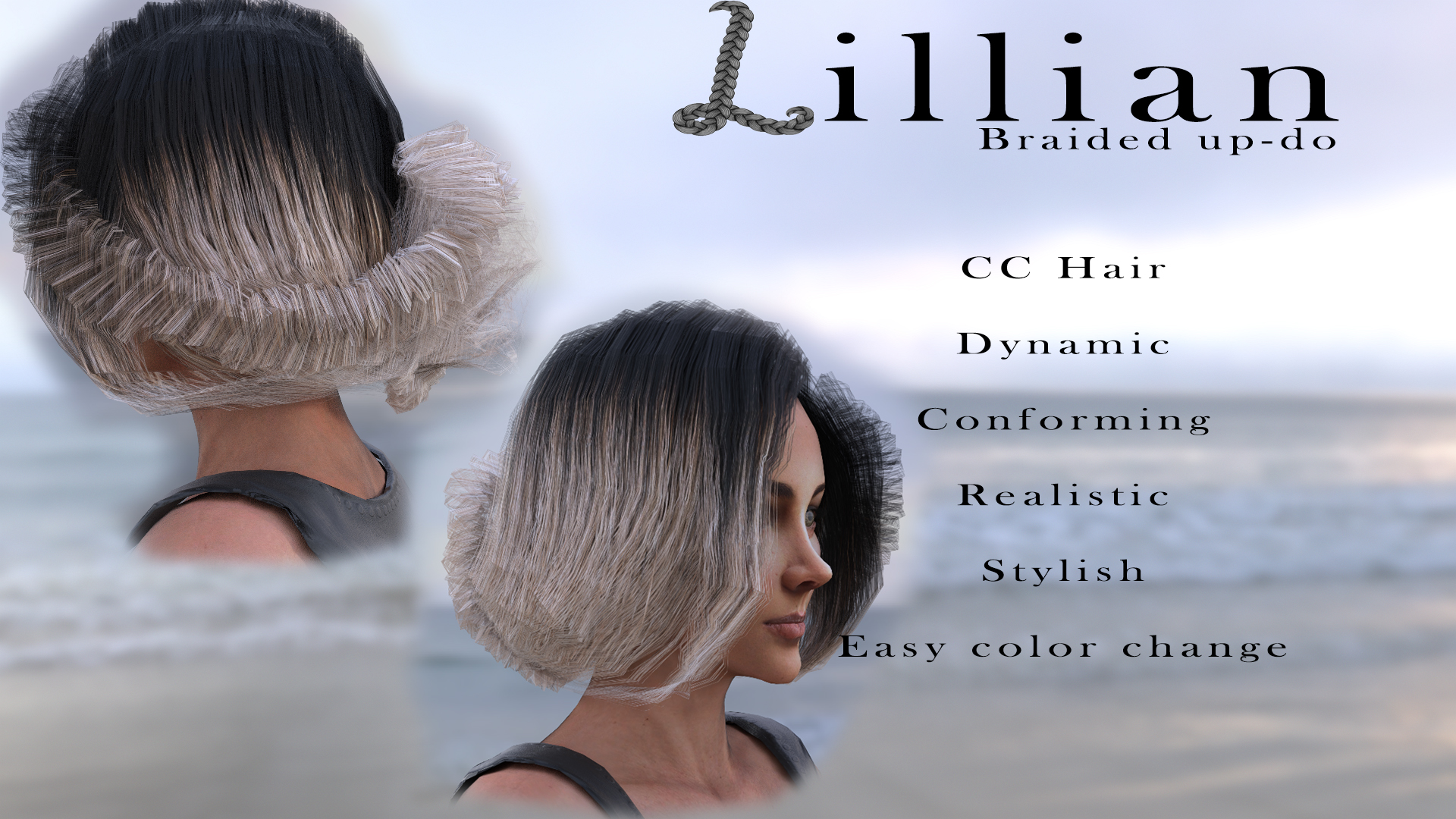 Realistic Hair Variety Pack V2 (16 Pack) - Character Creator/Hair ...