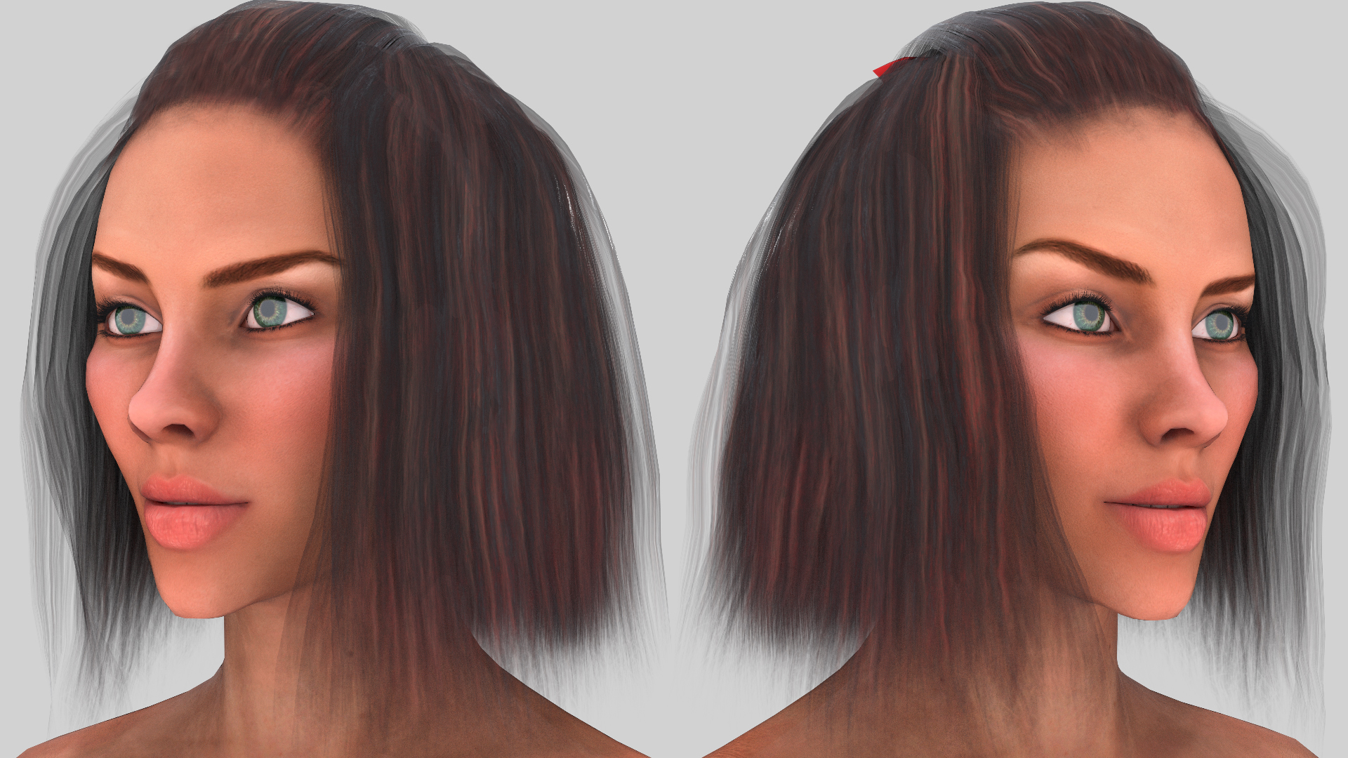 Realistic Hair Variety Pack V2 (16 Pack) - Character Creator/Hair ...