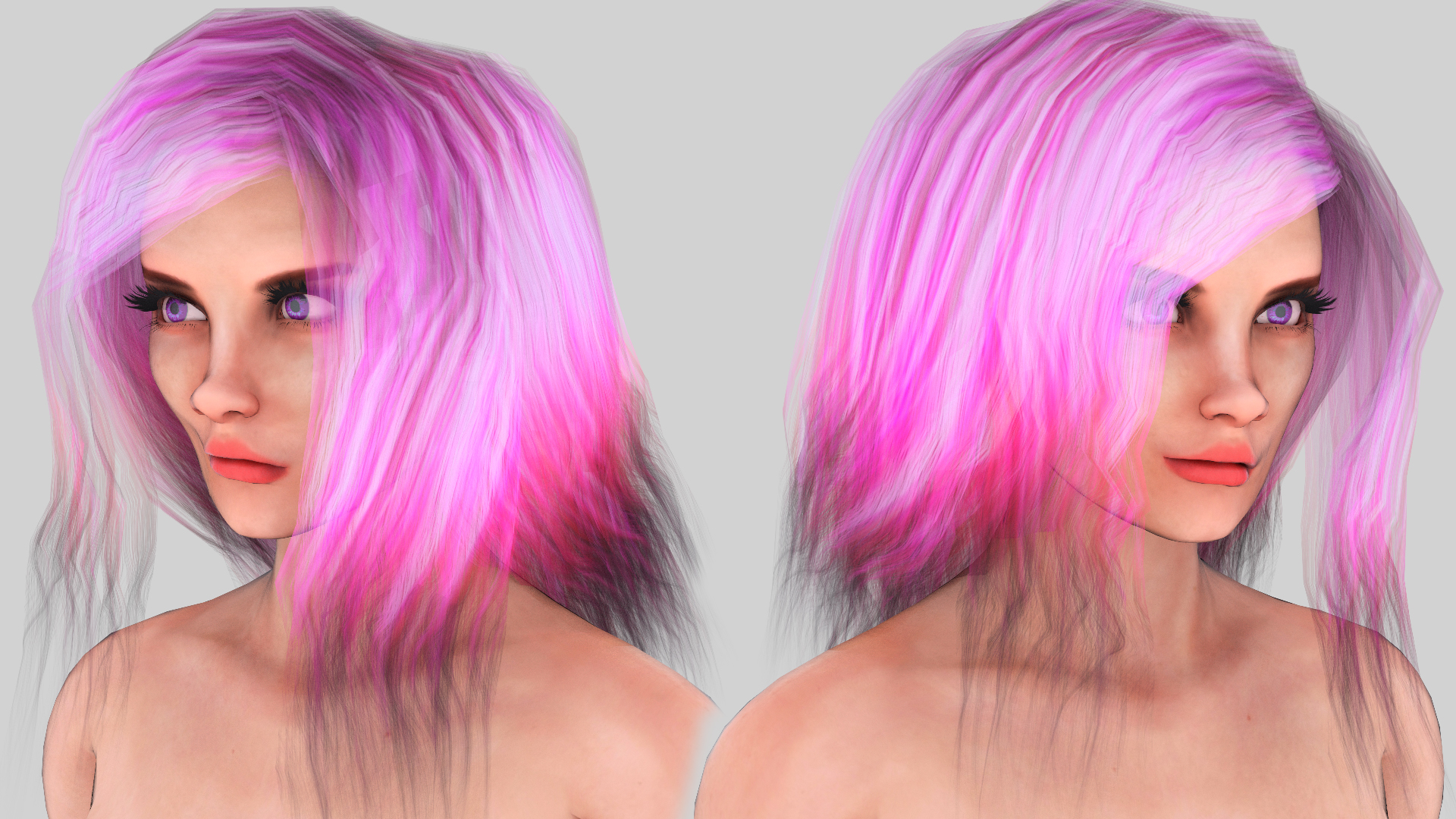 Realistic Hair Variety Pack V2 (16 Pack) - Character Creator/Hair ...