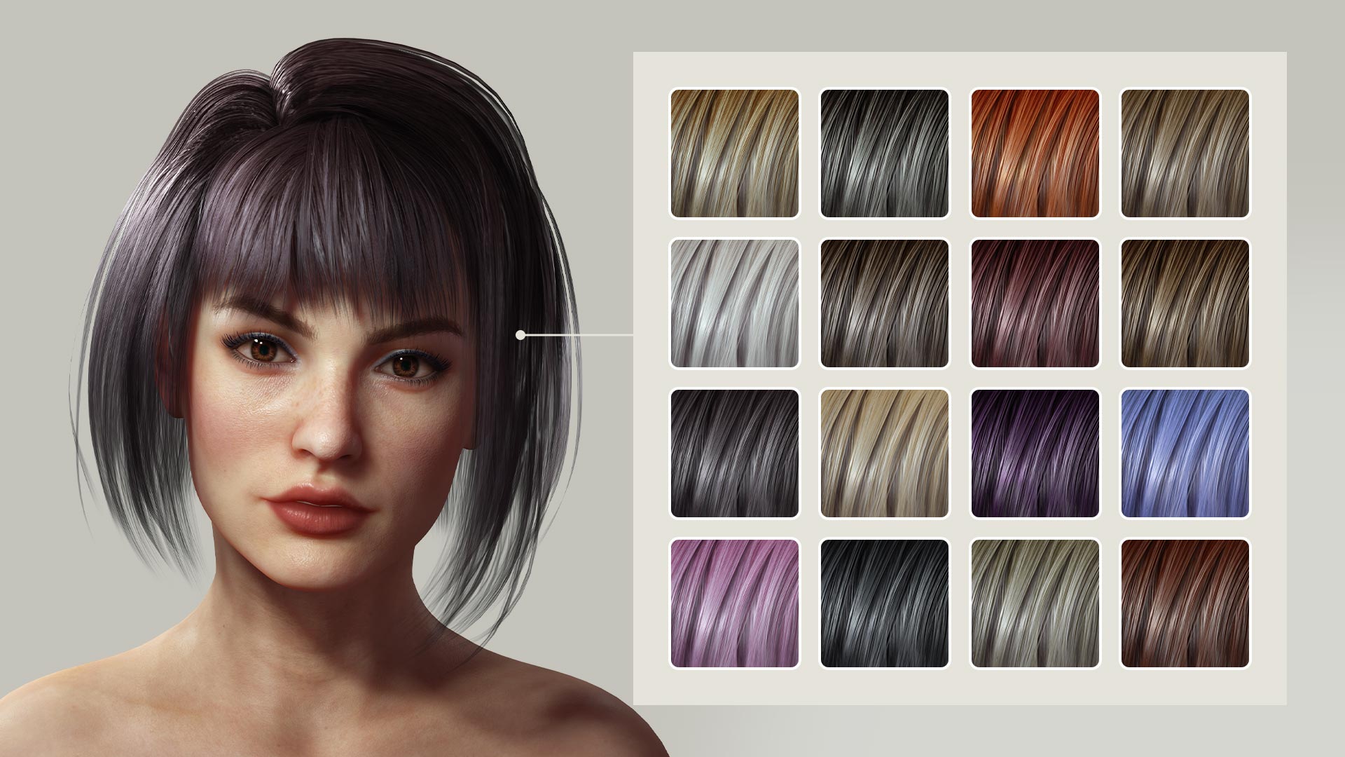 Liv Hair - Character Creator/Hair - Reallusion Content Store
