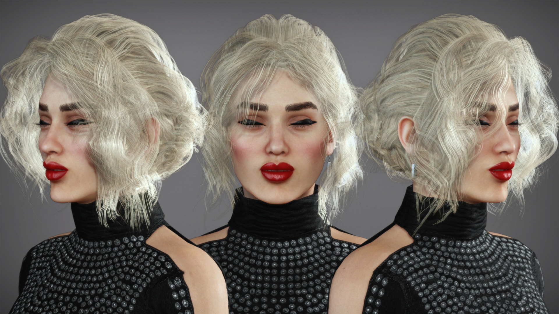 Realistic Hair V6 - 5 Pack - Character Creator/Hair - Reallusion ...