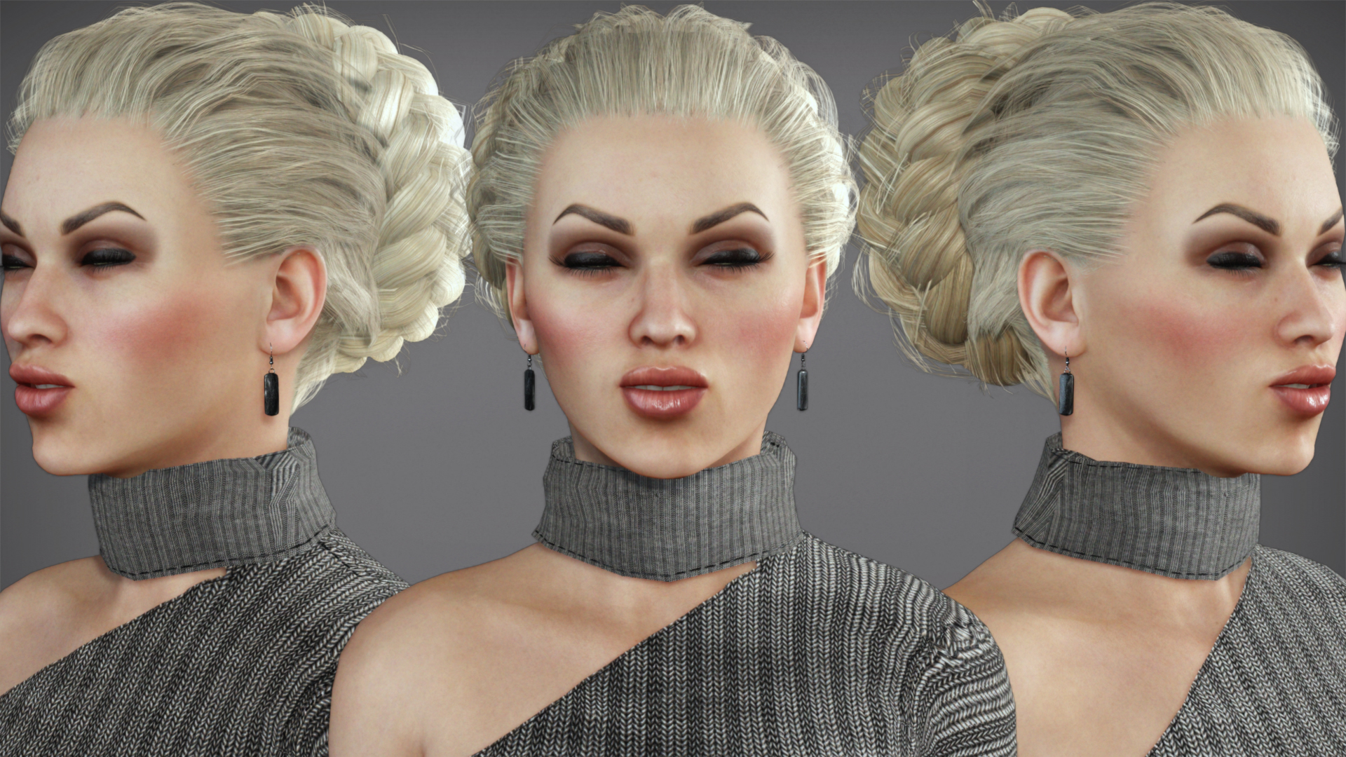 Realistic Hair V6 - 5 Pack - Character Creator/Hair - Reallusion ...