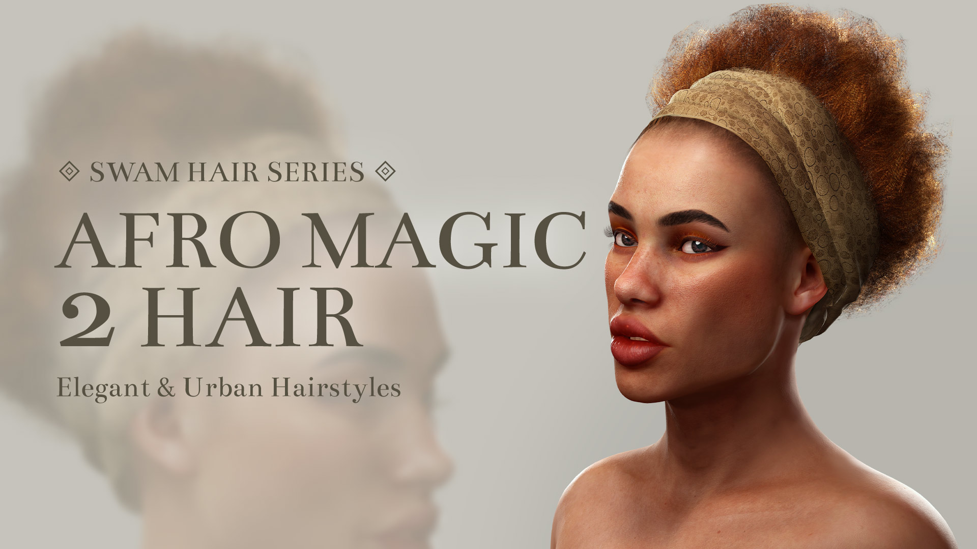 Afro Magic 2 Hair - Character Creator/Hair - Reallusion Content Store