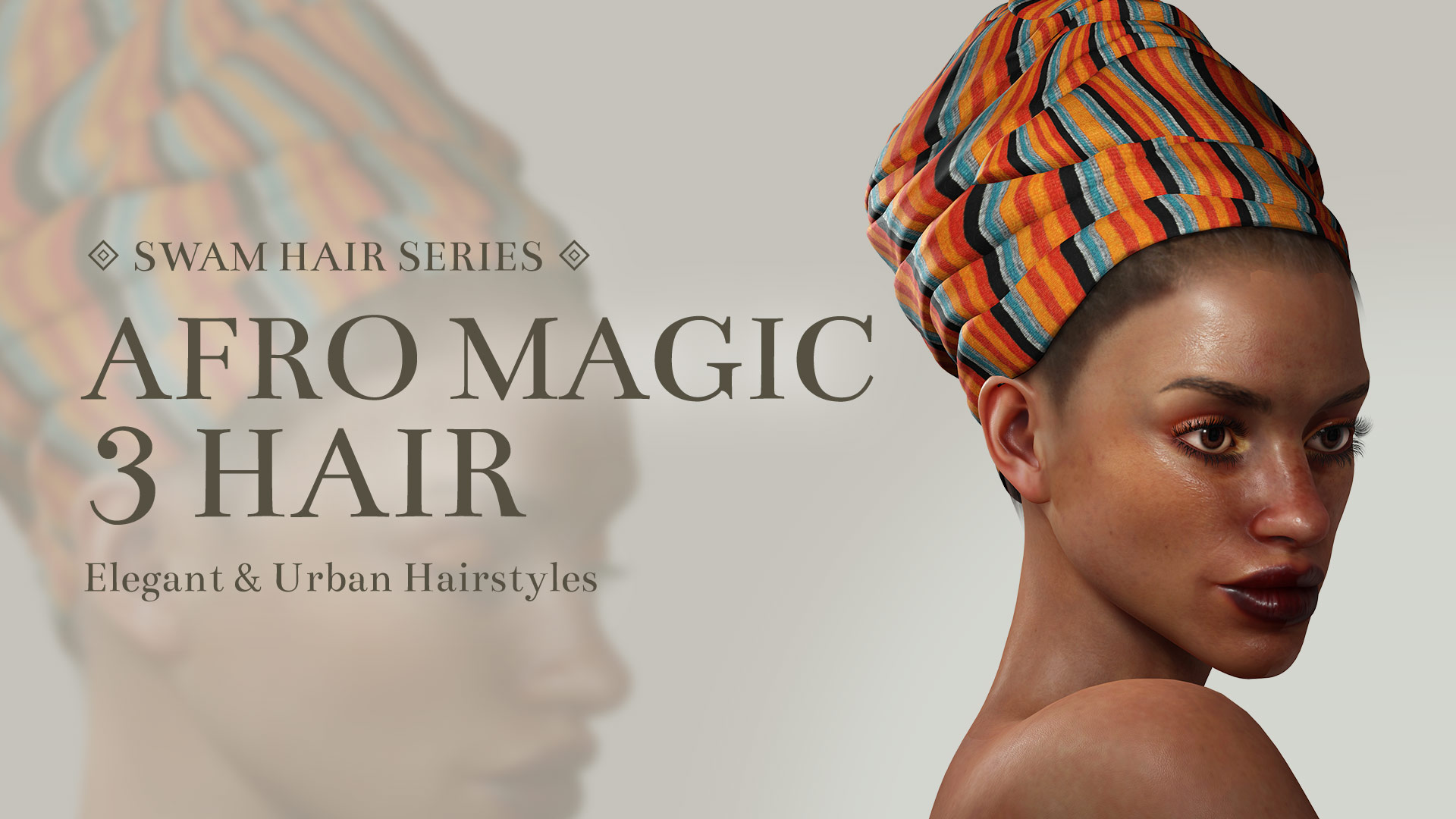 Afro Magic 3 Hair - Character Creator/Hair - Reallusion Content Store
