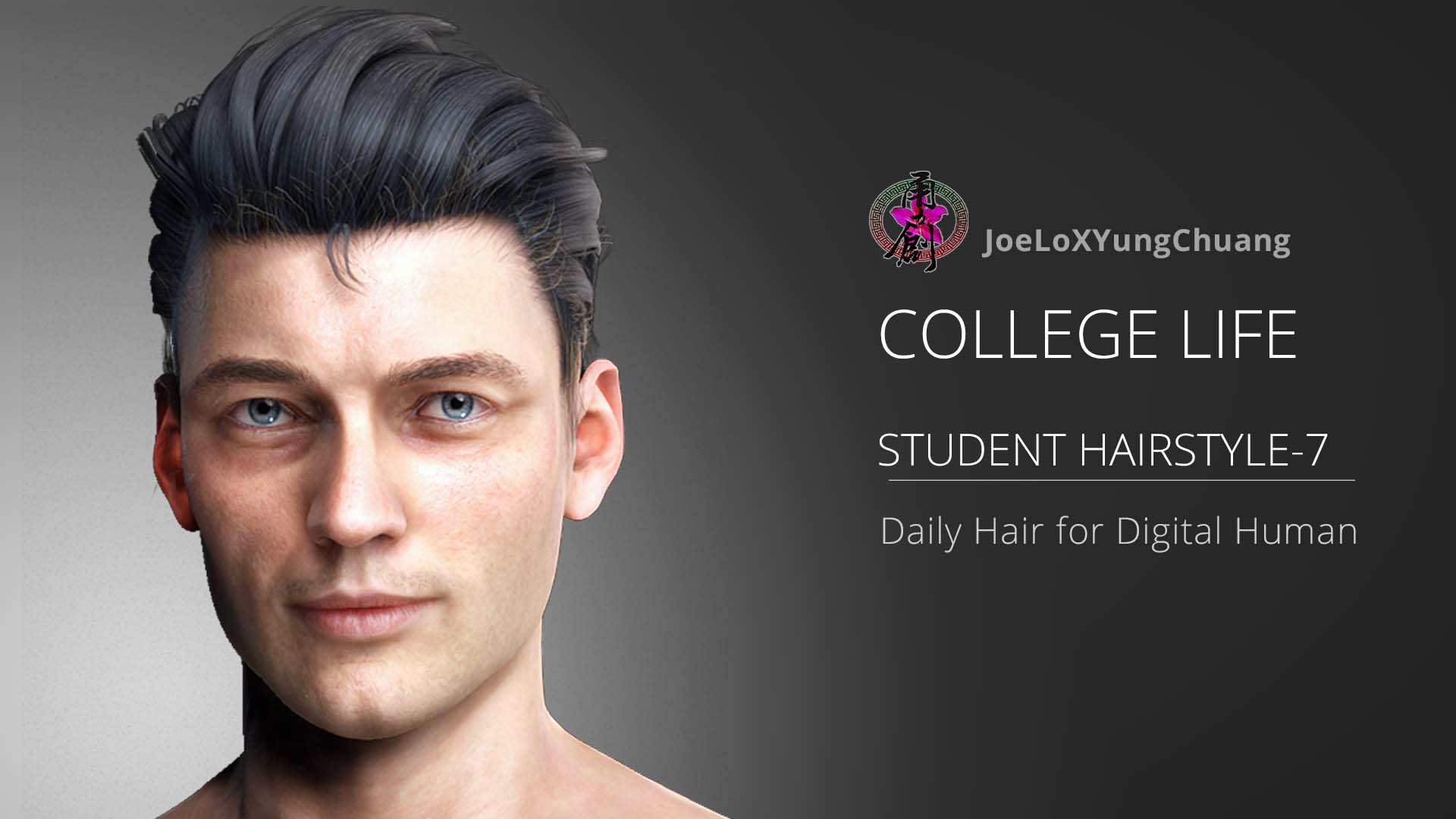 StudentHair-7 - Character Creator/Hair - Reallusion Content Store