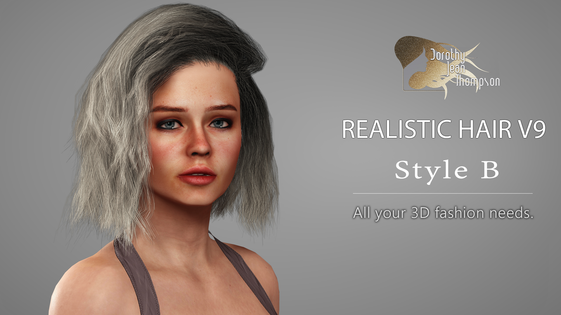 Realistic Hair V9 - 9 Pack - Character Creator/Hair - Reallusion ...
