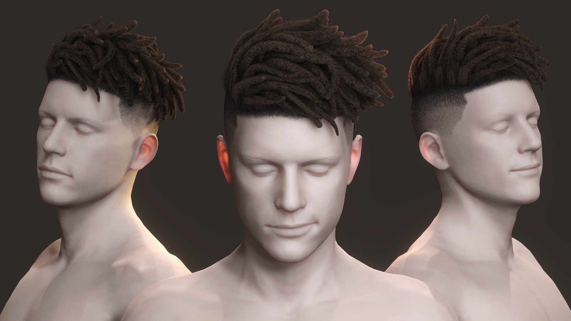 Dreadlocks Hair - Character Creator/Hair - Reallusion Content Store