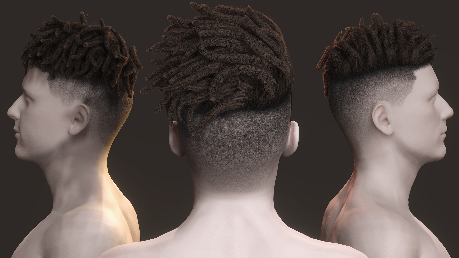 Dreadlocks Hair - Character Creator/Hair - Reallusion Content Store
