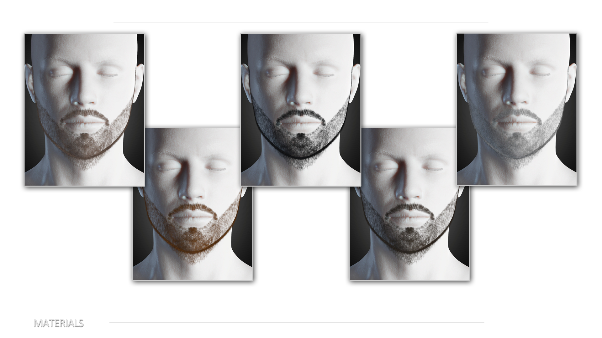 HairStudio - Beard Styles Vol.01 - Character Creator/Hair - Reallusion ...